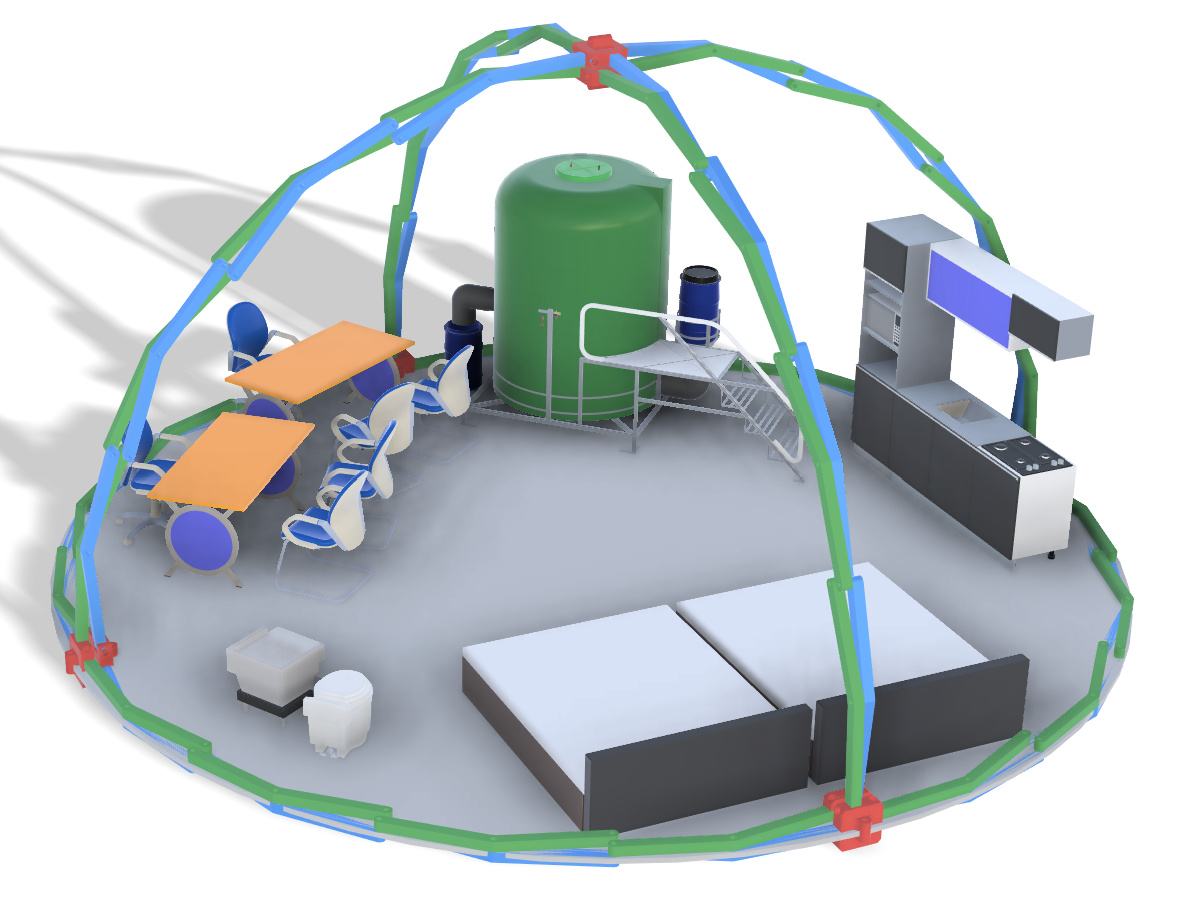 Hoberman Habitat: Expandable & Efficient Space Living : 9 Steps ...