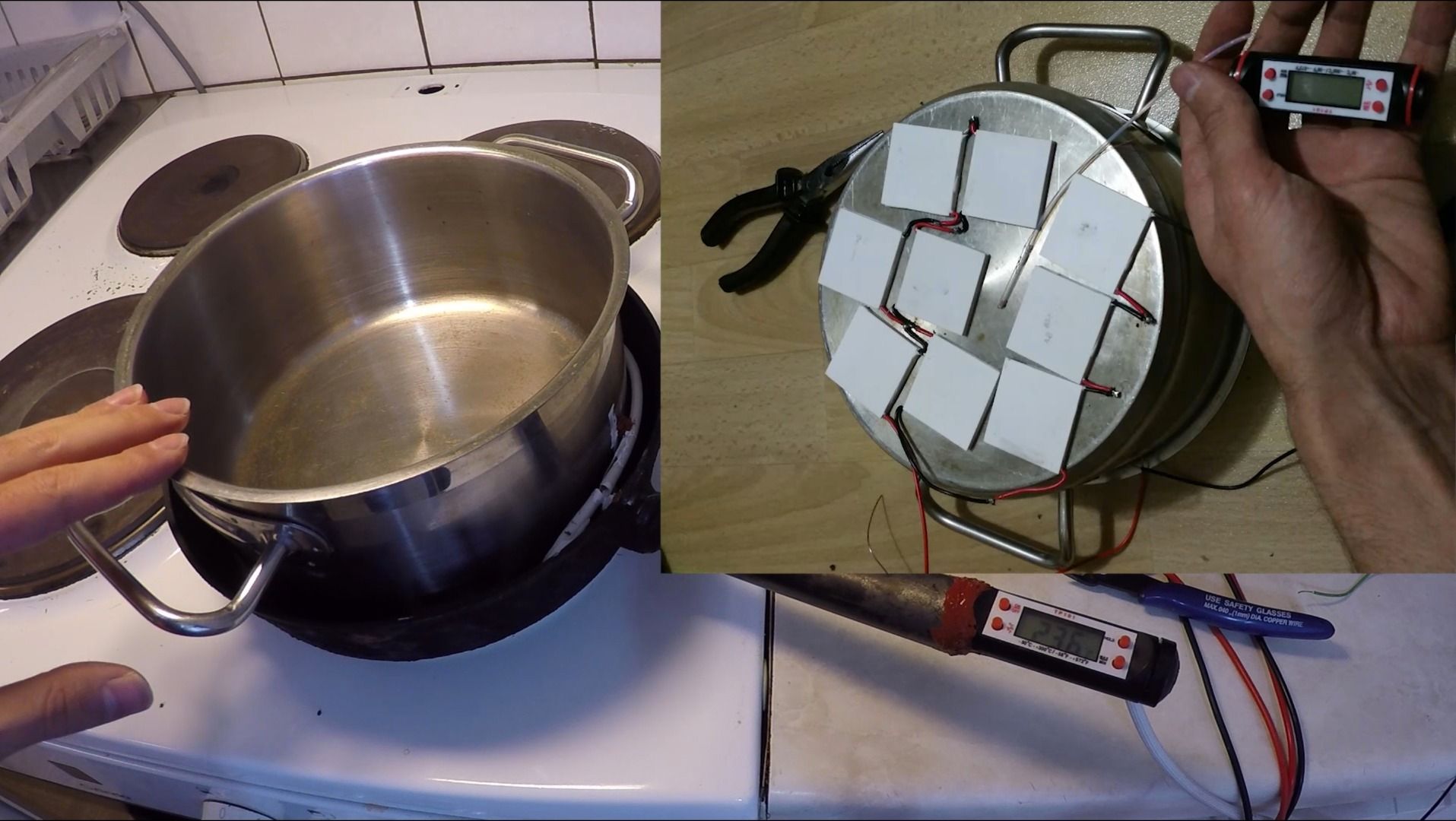 DIY Pot Generator, 9 TEG Modules Test With 10W LED Chip - Instructables