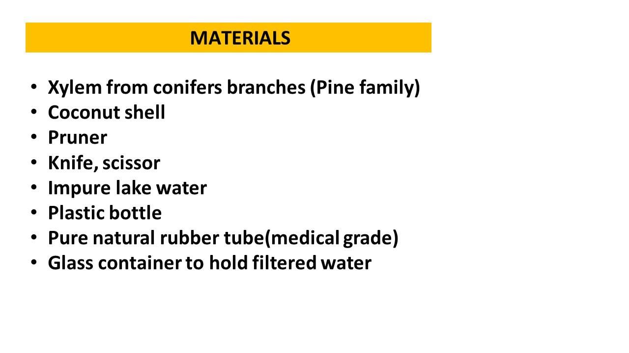 Unusual Use of Plant Xylem & Coconut Shell to Make Water Filter : 11 ...