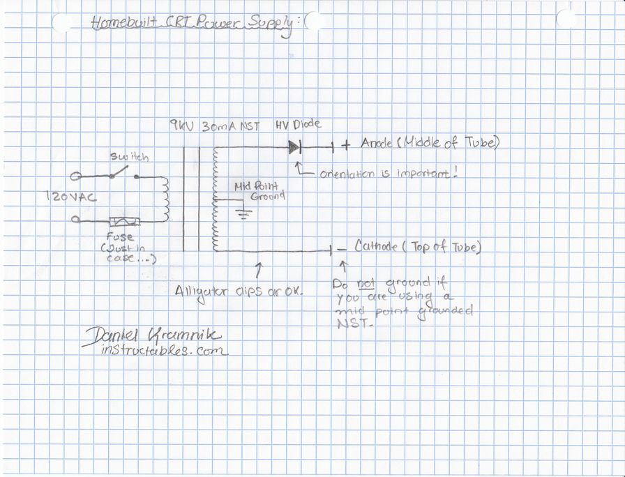 DIY Electron Accelerator: a Cathode Ray Tube in a Wine Bottle : 13 ...