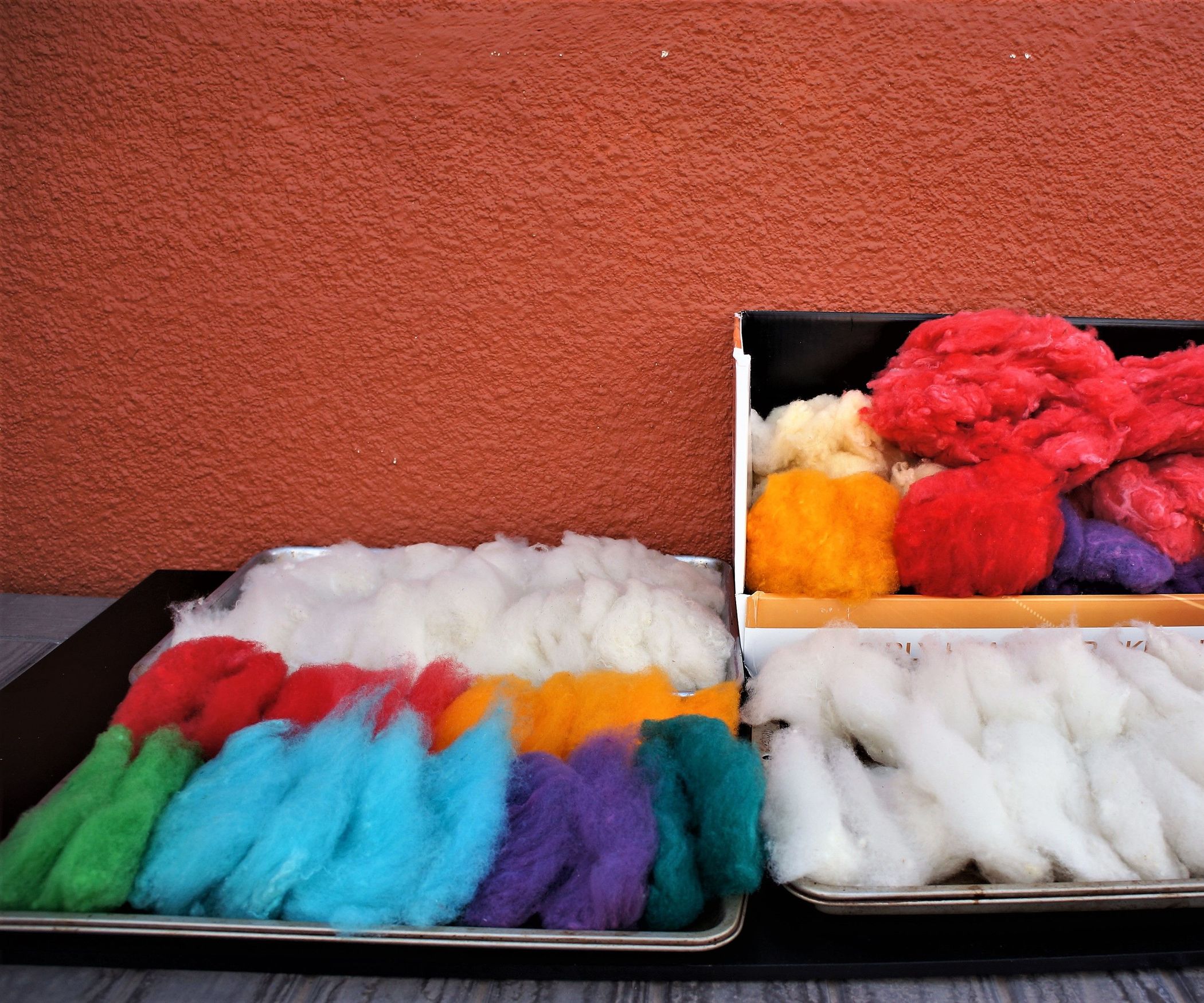 How to Process Card and Dye Raw Wool : 12 Steps (with Pictures ...