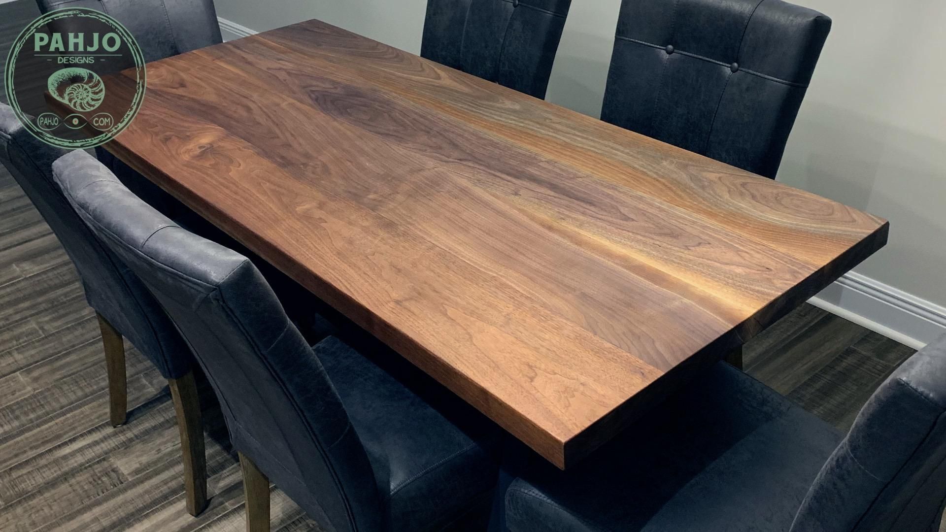 DIY Rustic Walnut Dining Table : 12 Steps (with Pictures) - Instructables