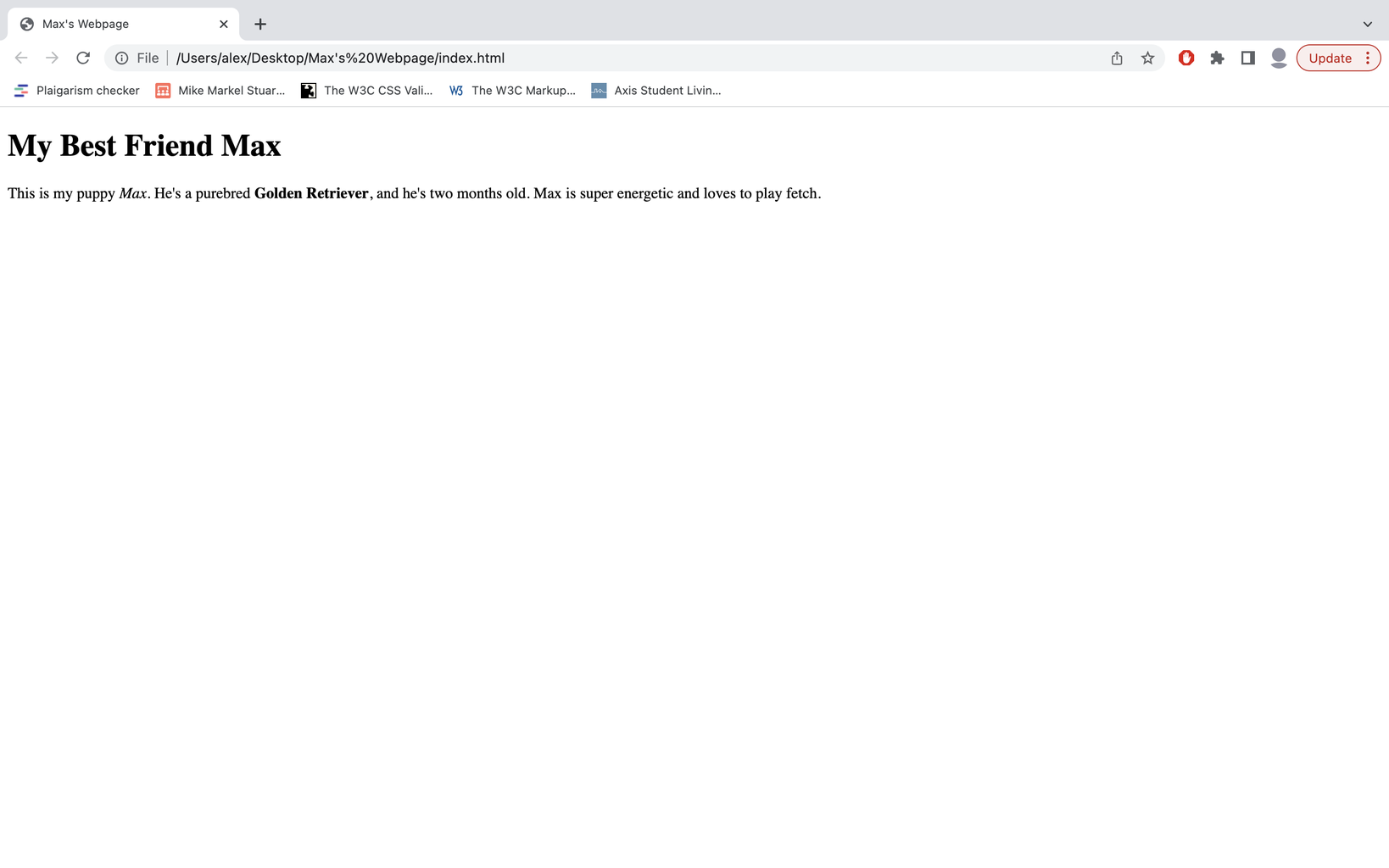 Designing A Simple Webpage Using Html And Css 10 Steps Instructables