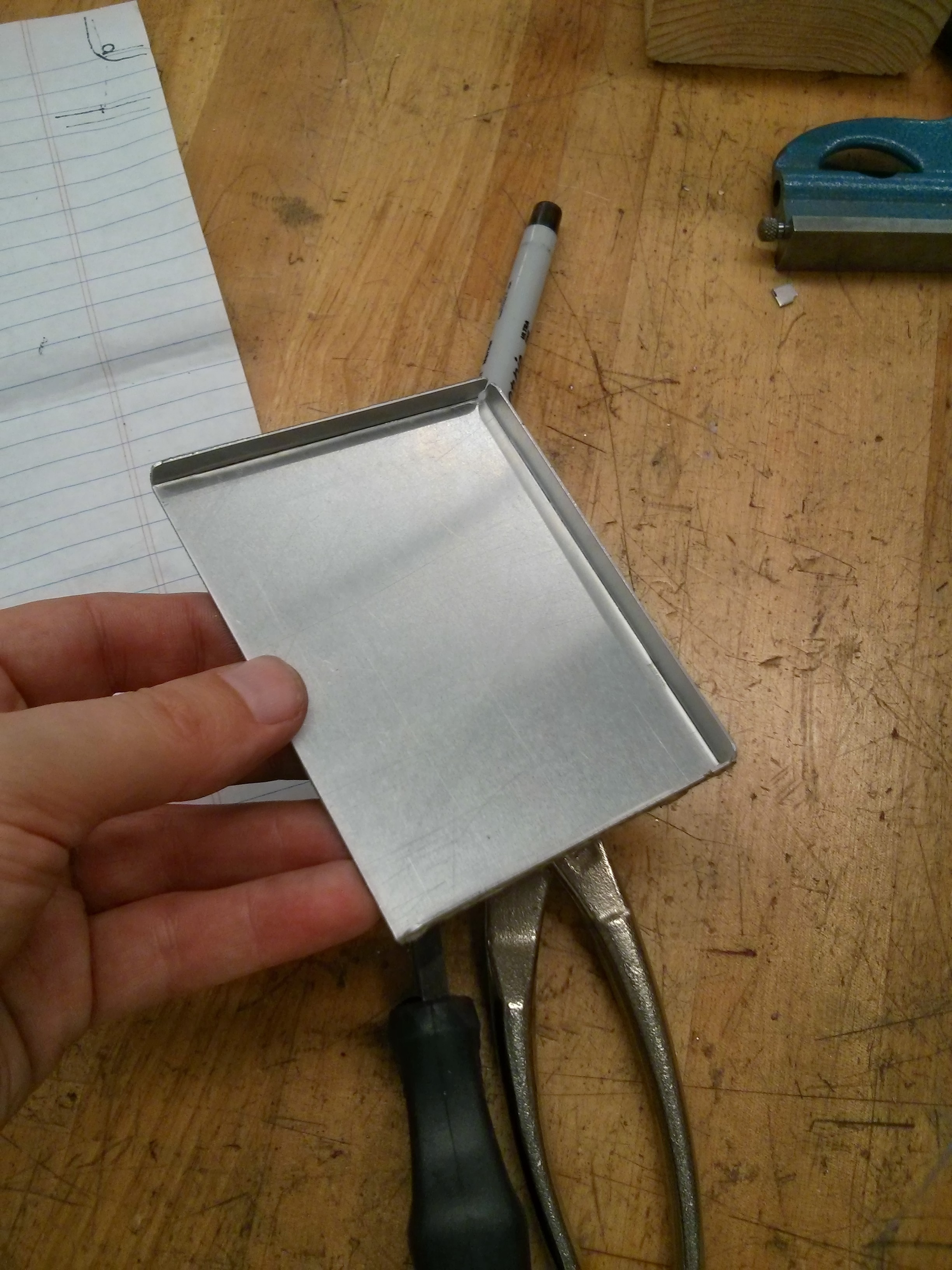 A Riveted Metal Box With Lid : 11 Steps - Instructables