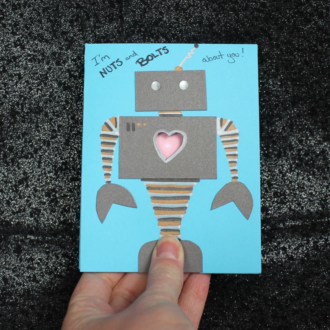 Robot Heartbeat Valentine Card : 5 Steps (with Pictures) - Instructables