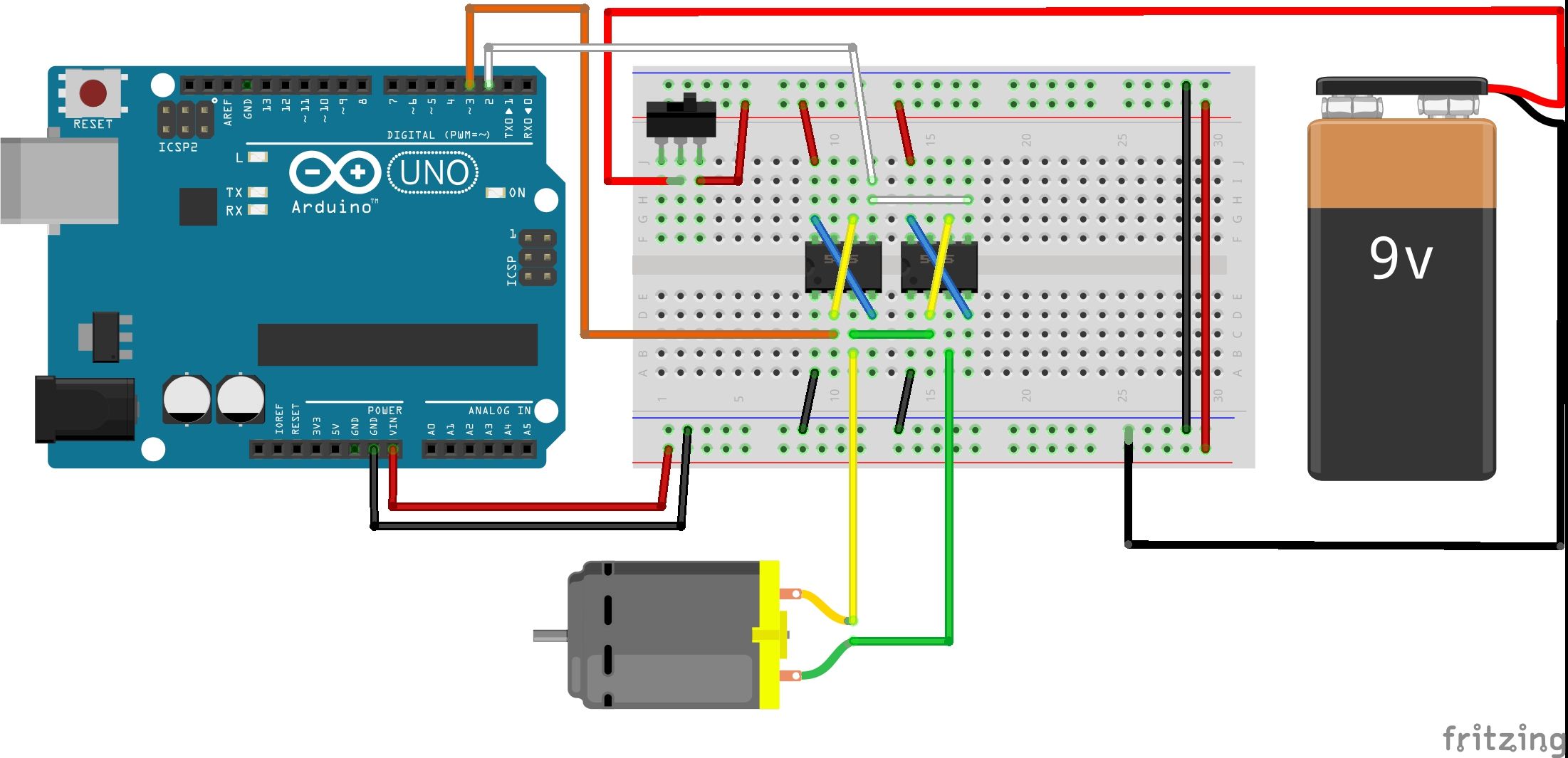 Motor Driver Using 555 Timer IC : 9 Steps (with Pictures) - Instructables