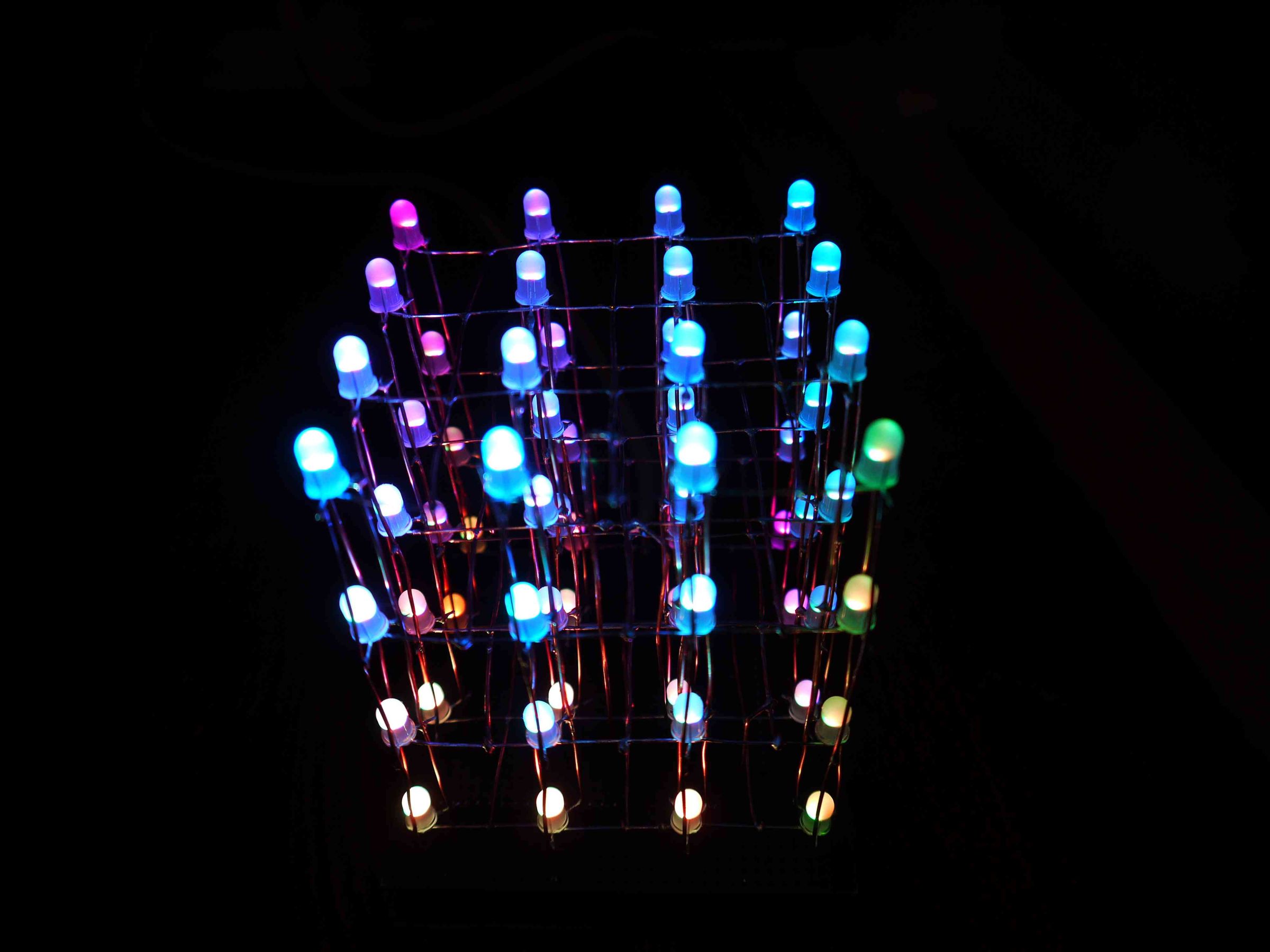 4x4x4 RGB LED Cube : 32 Steps (with Pictures) - Instructables