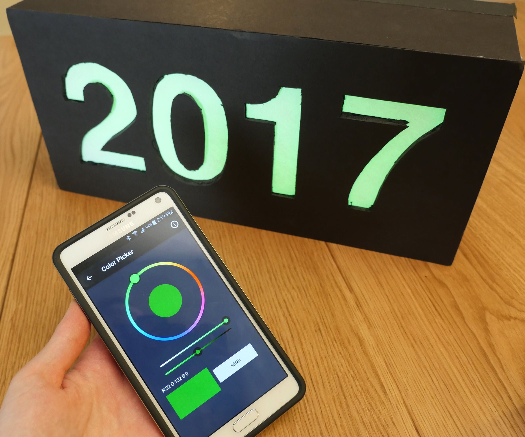 Diffused Led Strip Sign With Arduino Bluetooth 8 Steps With Pictures