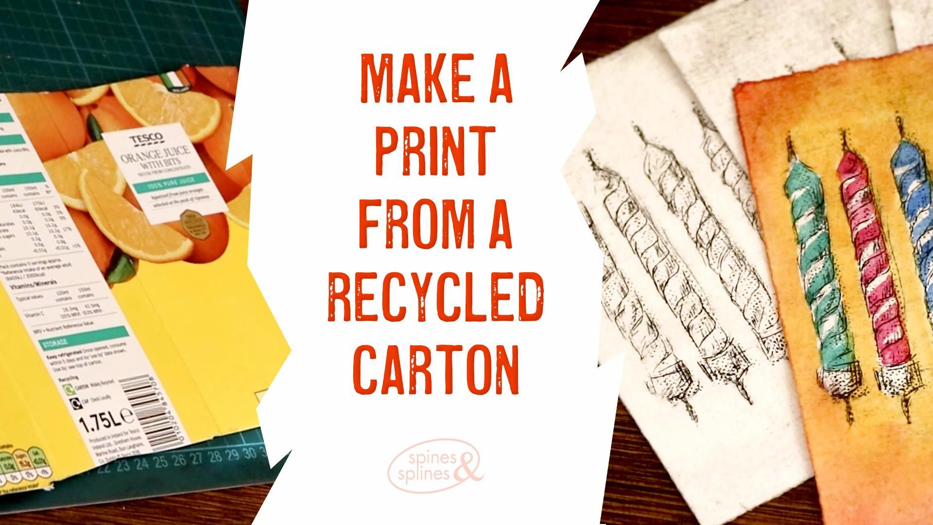 Print From a Recycled Carton : 9 Steps (with Pictures) - Instructables