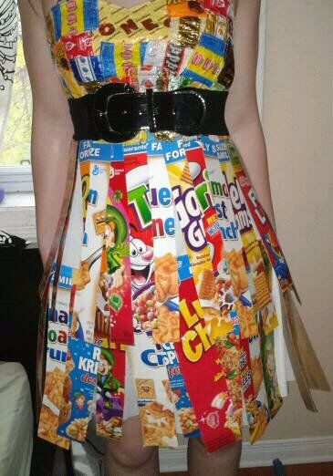 The Recycled Colorful Dress : 6 Steps (with Pictures) - Instructables