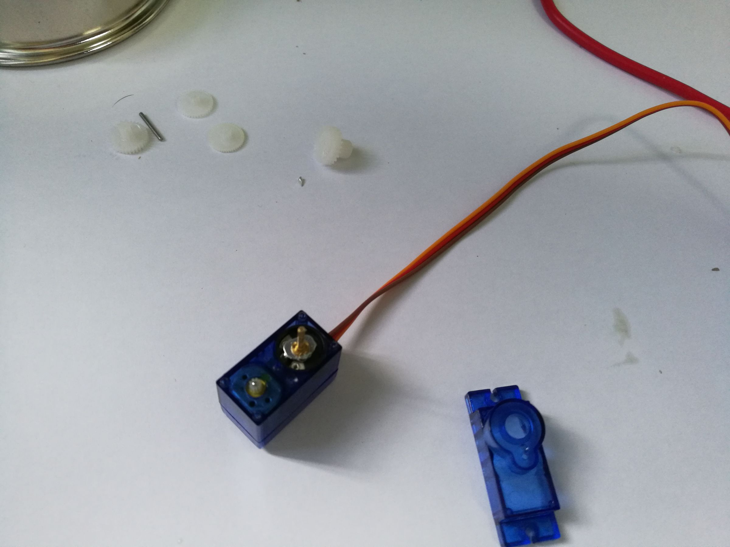 How to Modify a Micro Servo Motor (SG90) for Continuous Rotation : 6 ...