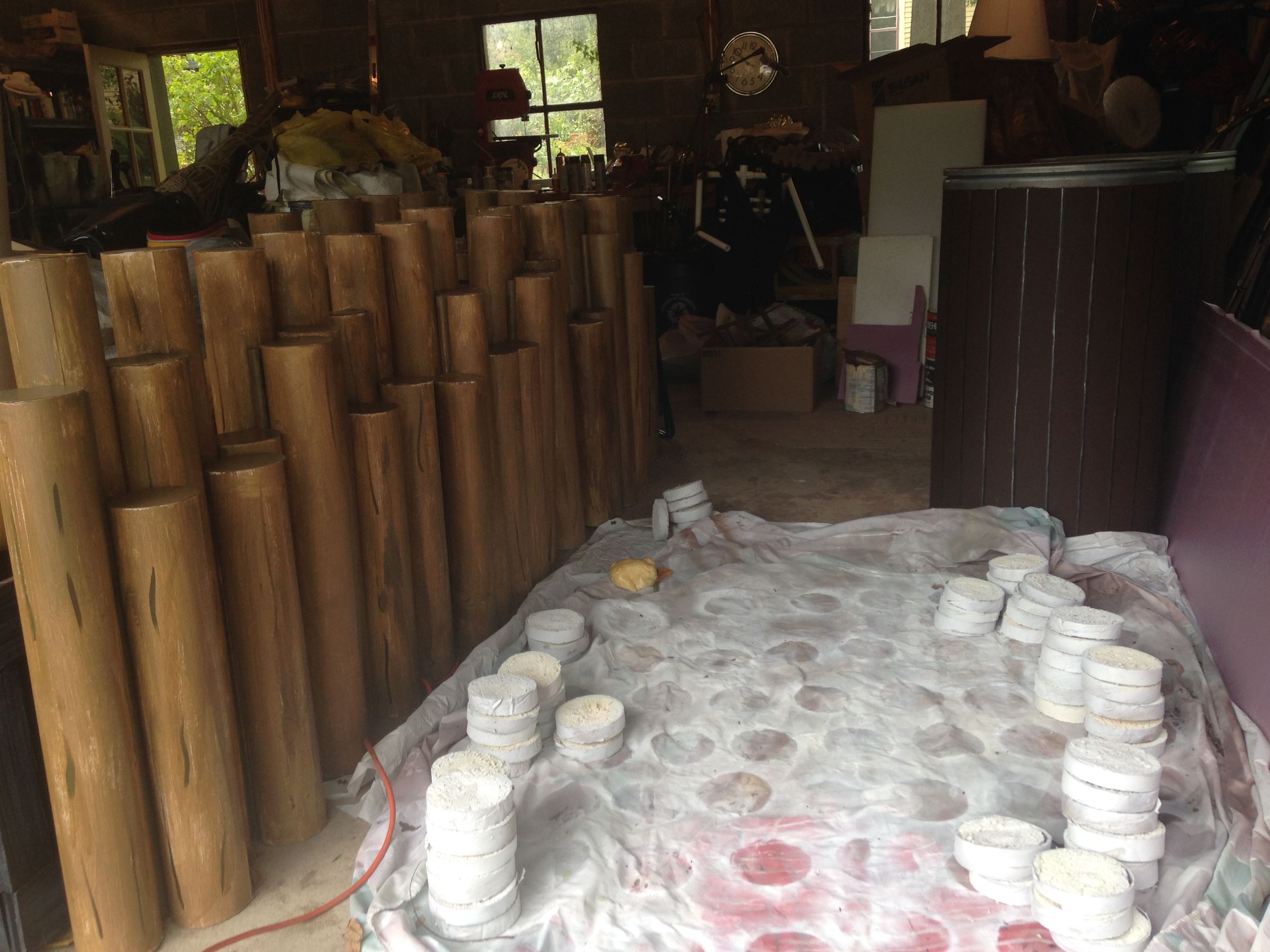 CardBoard Dock Pilings for Halloween Fence : 4 Steps (with Pictures ...
