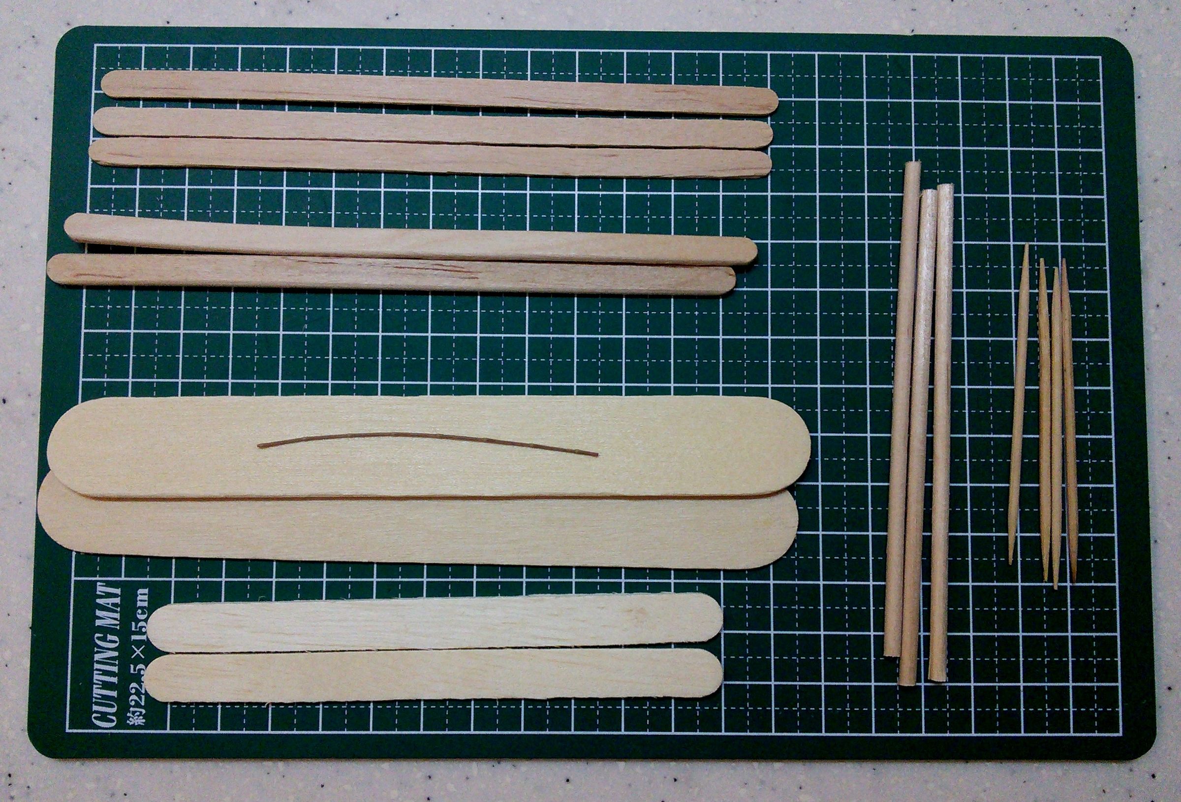 Mini Rebel Snowspeeder Popsicle Stick Model : 5 Steps (with Pictures ...