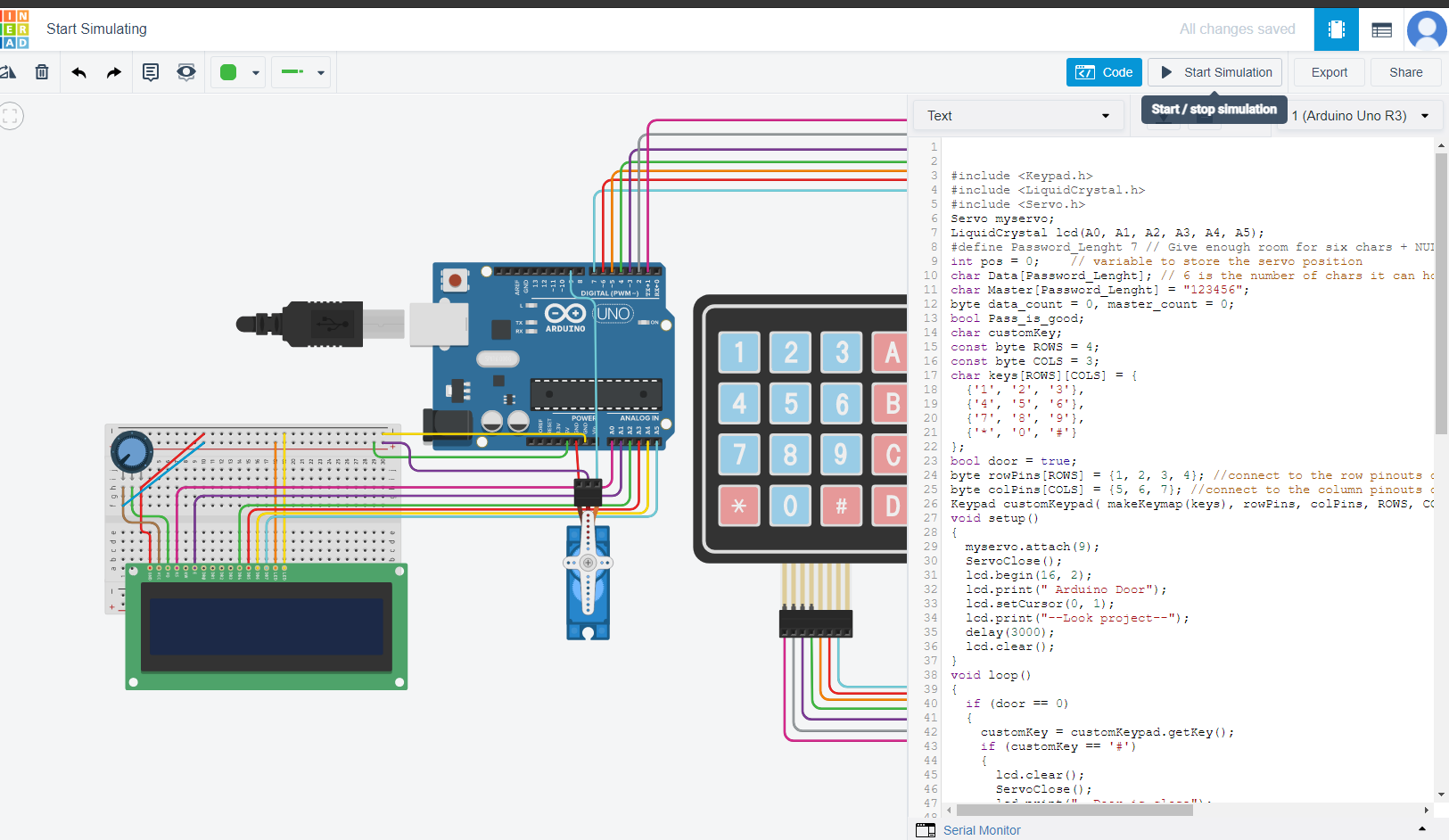 Doorlock in Tinkercad : 3 Steps - Instructables