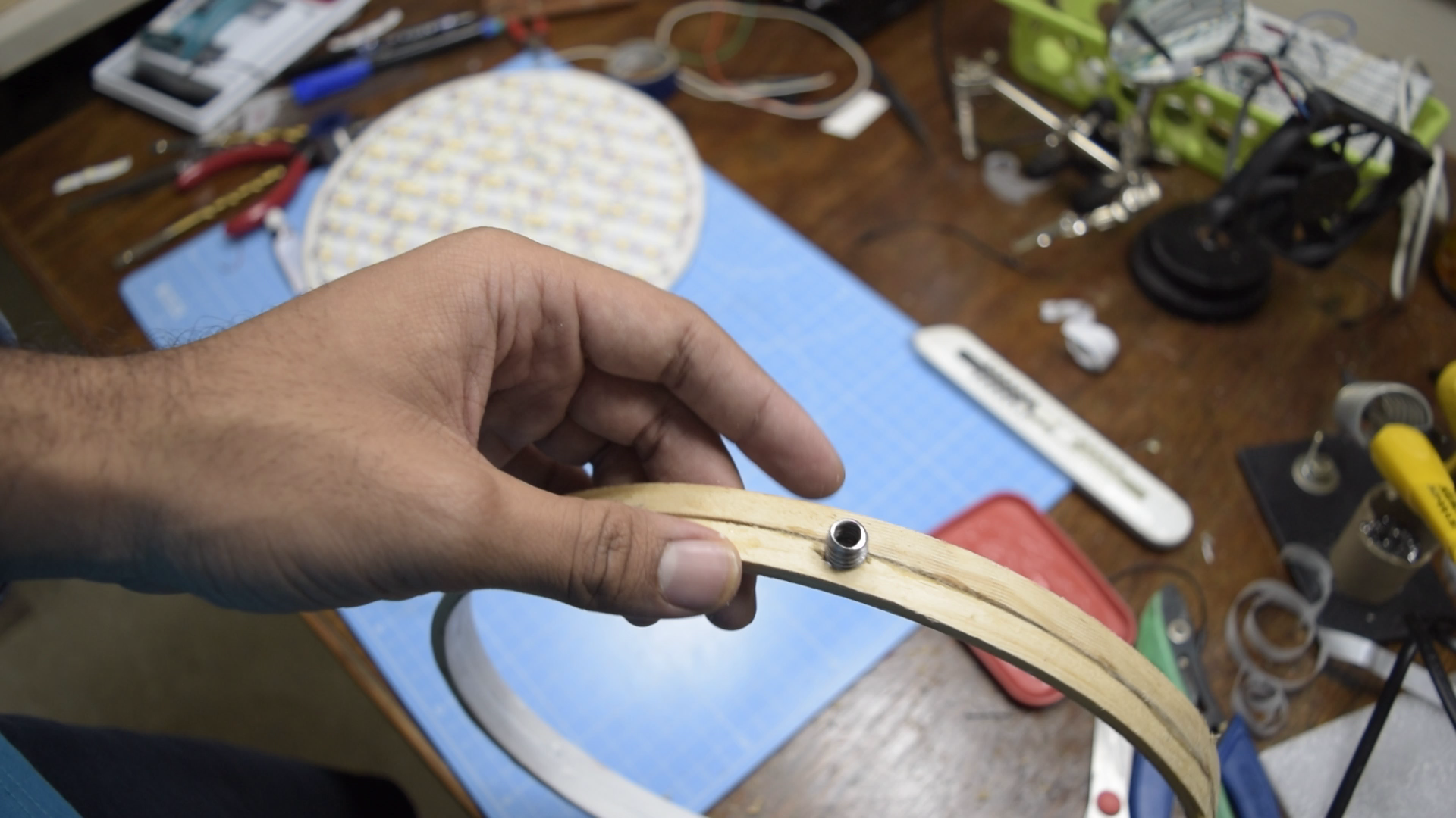 DIY LED Video Panel || Dimmable and Color Temperature Adjust : 7 Steps ...