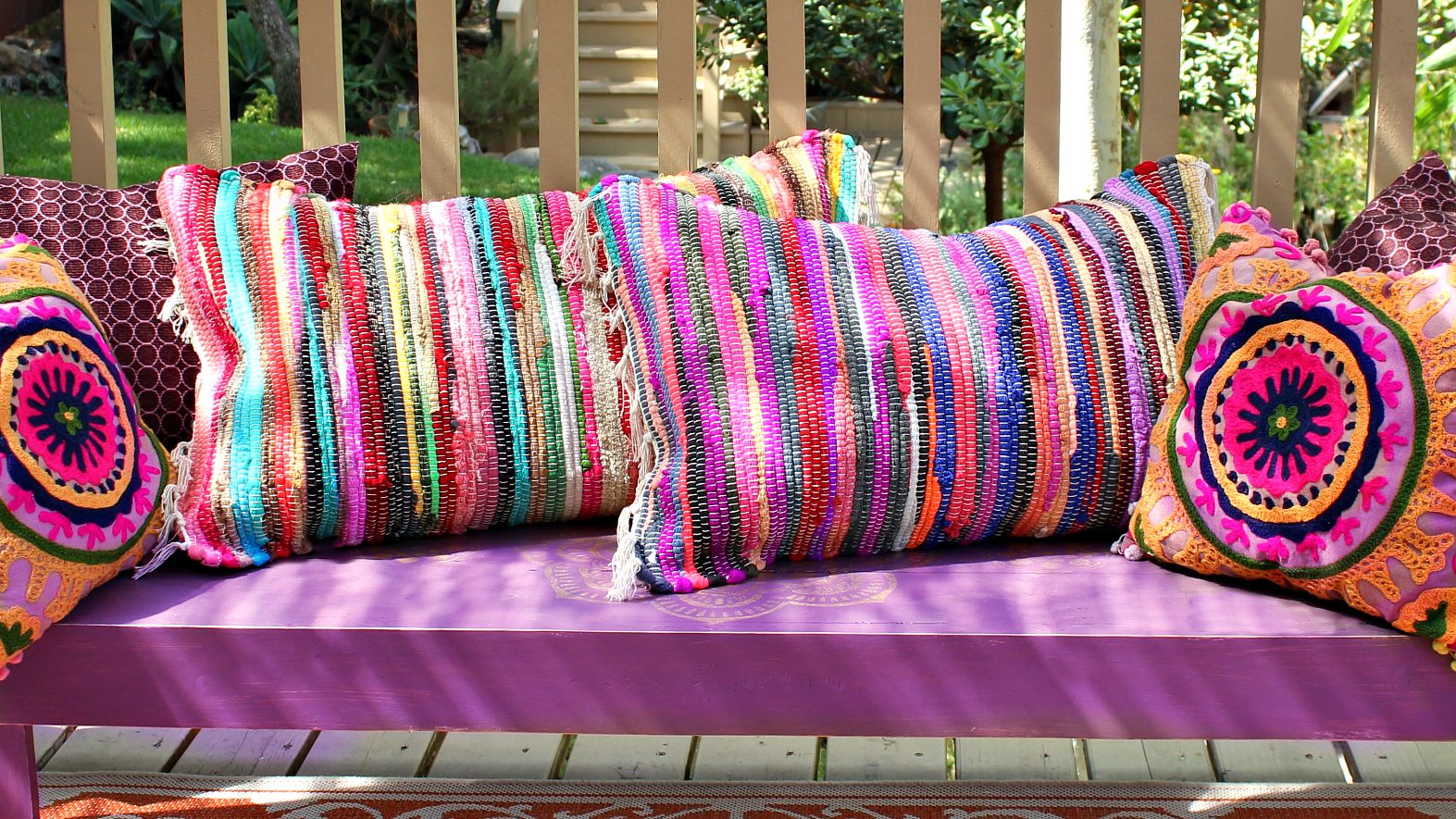 No Sew Rag Rug Pillows : 3 Steps - Instructables
