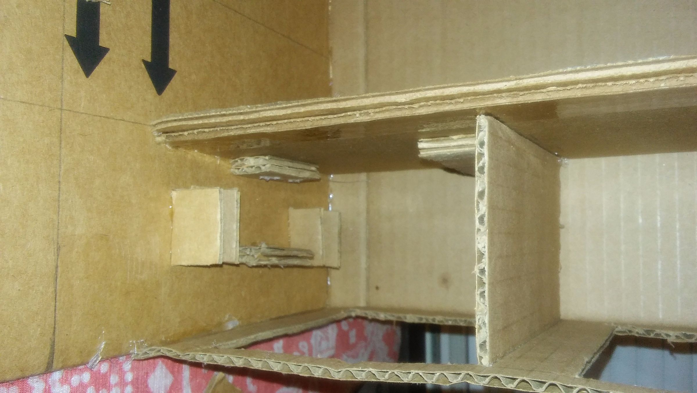 DIY Cardboard Craft Tower Organizer : 10 Steps (with Pictures ...