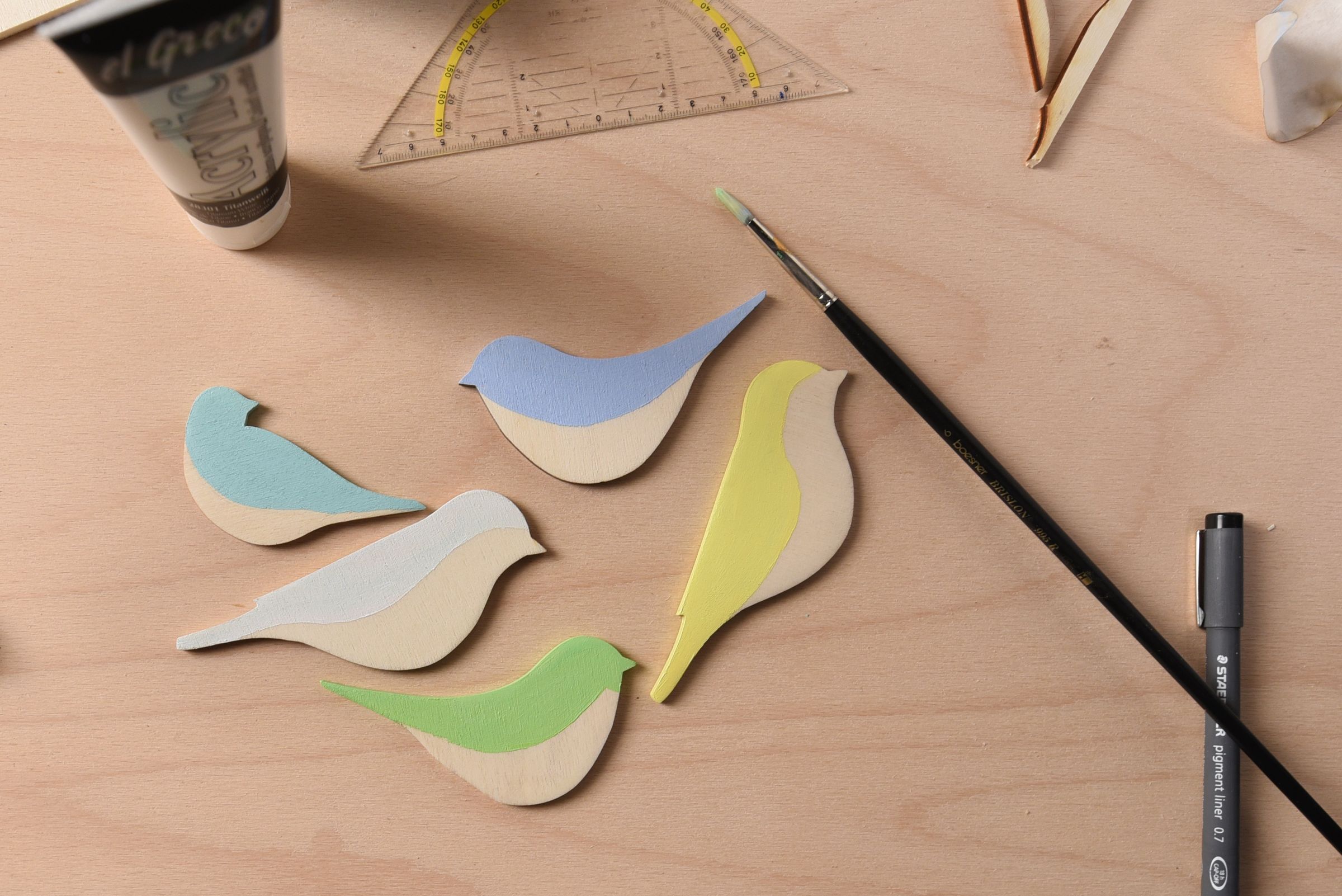 Wooden Birds - Spring Craft : 4 Steps (with Pictures) - Instructables