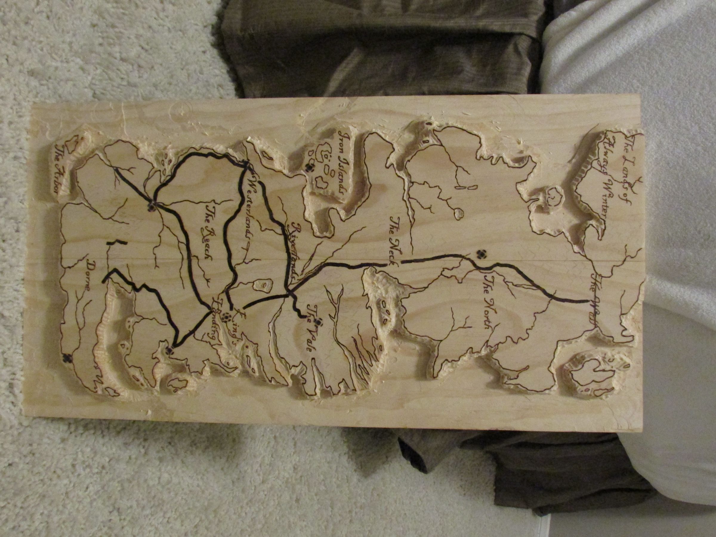 Game of Thrones Painted Table / 3D Map : 7 Steps (with Pictures ...