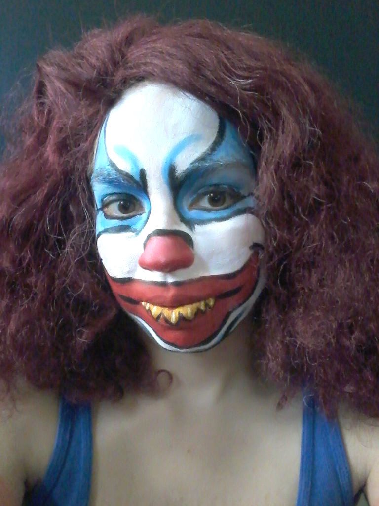 Wicked Clown Face Paint Designs