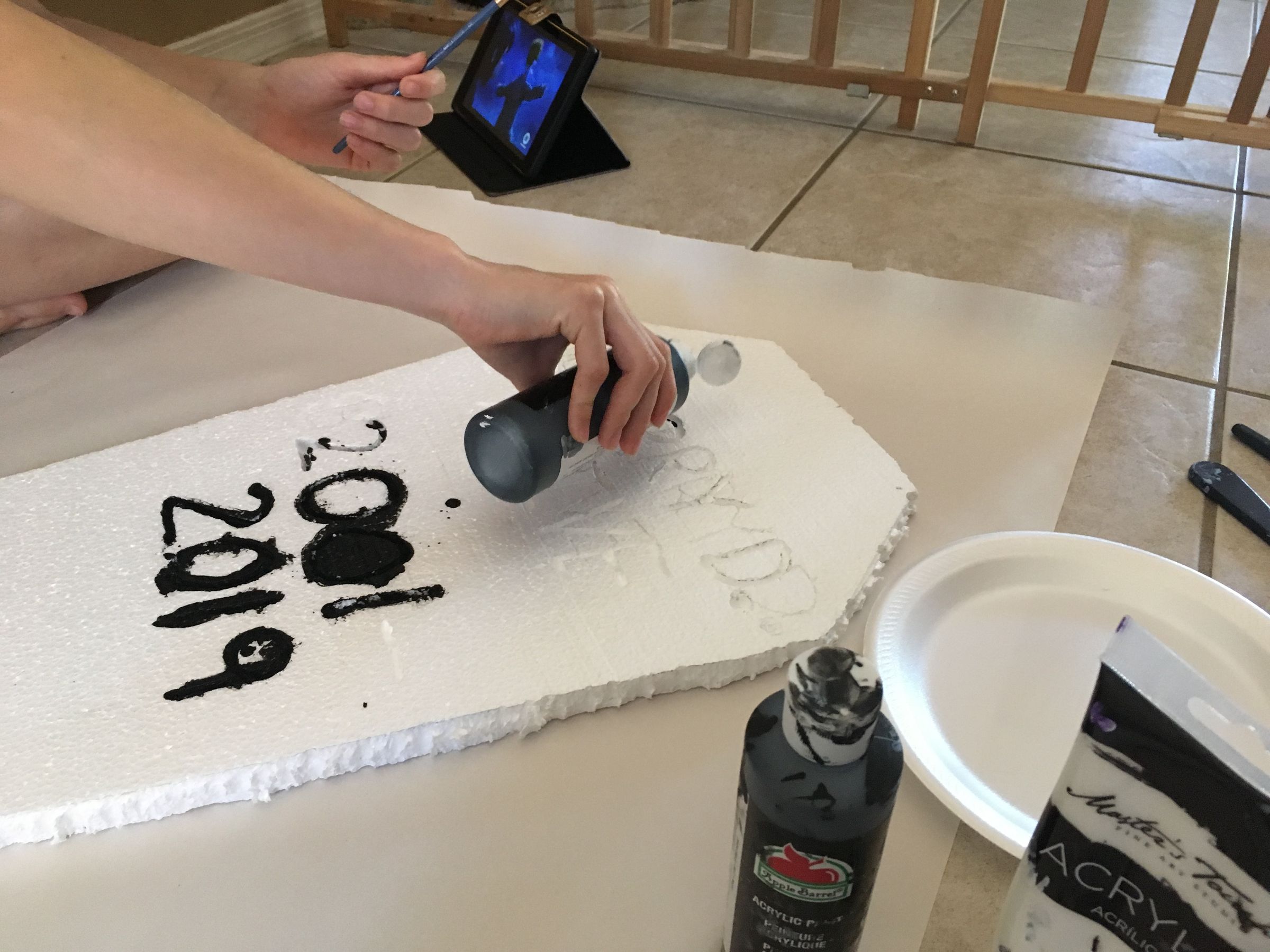 DIY Engraved Halloween Gravestone Decorations : 7 Steps (with Pictures ...