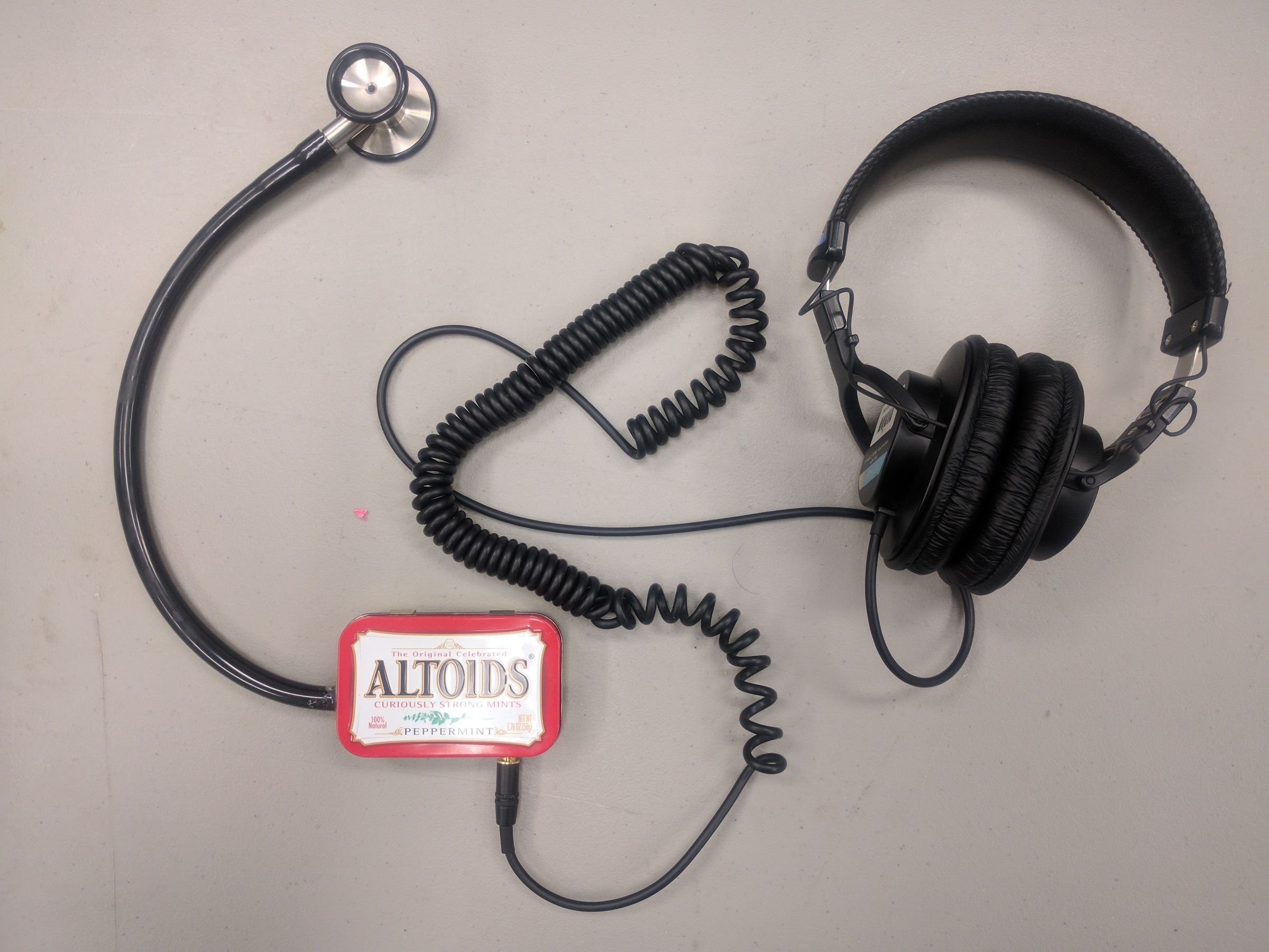 Electronic Stethoscope With MEMS Microphone and Recharchable LiPo ...