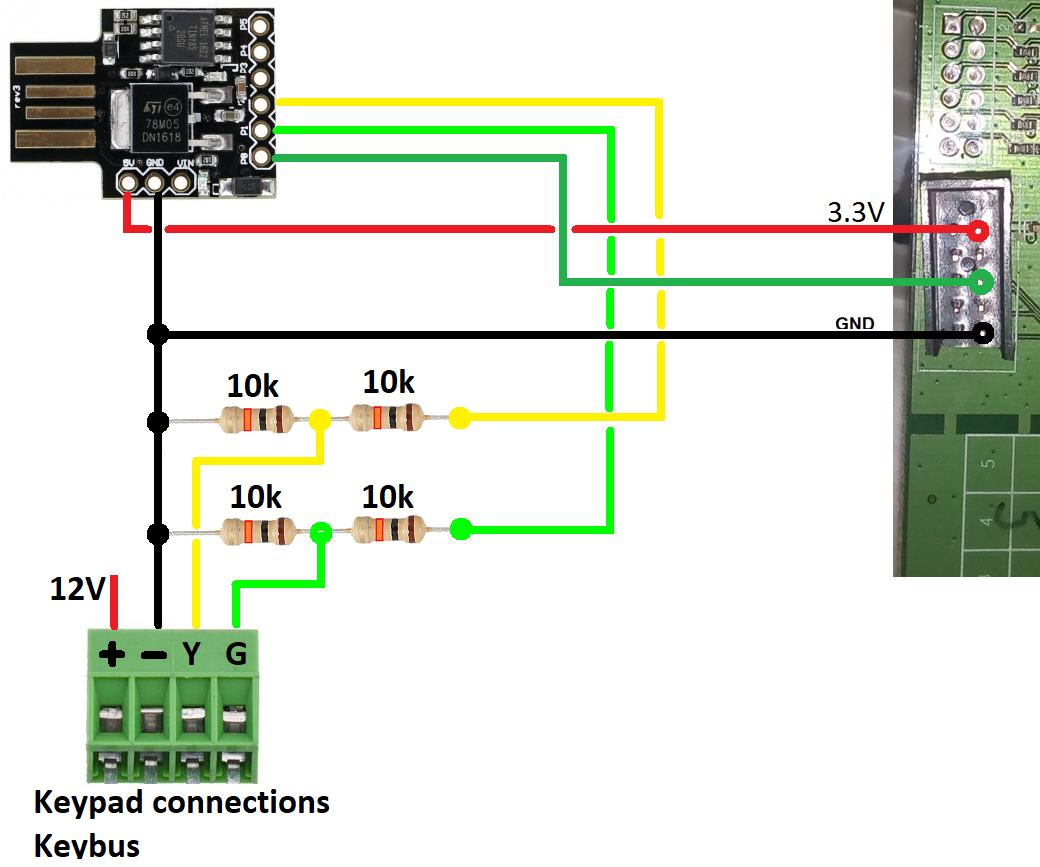 DSC Alarm Arduino Digispark ATTINY85 With WRT54G Router - Instructables