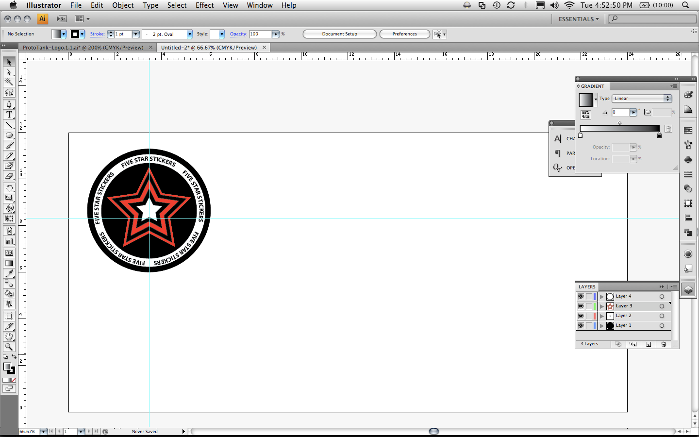 How to Set Up a Four-Layer Decal for the Vinyl Cutter Using Illustrator ...