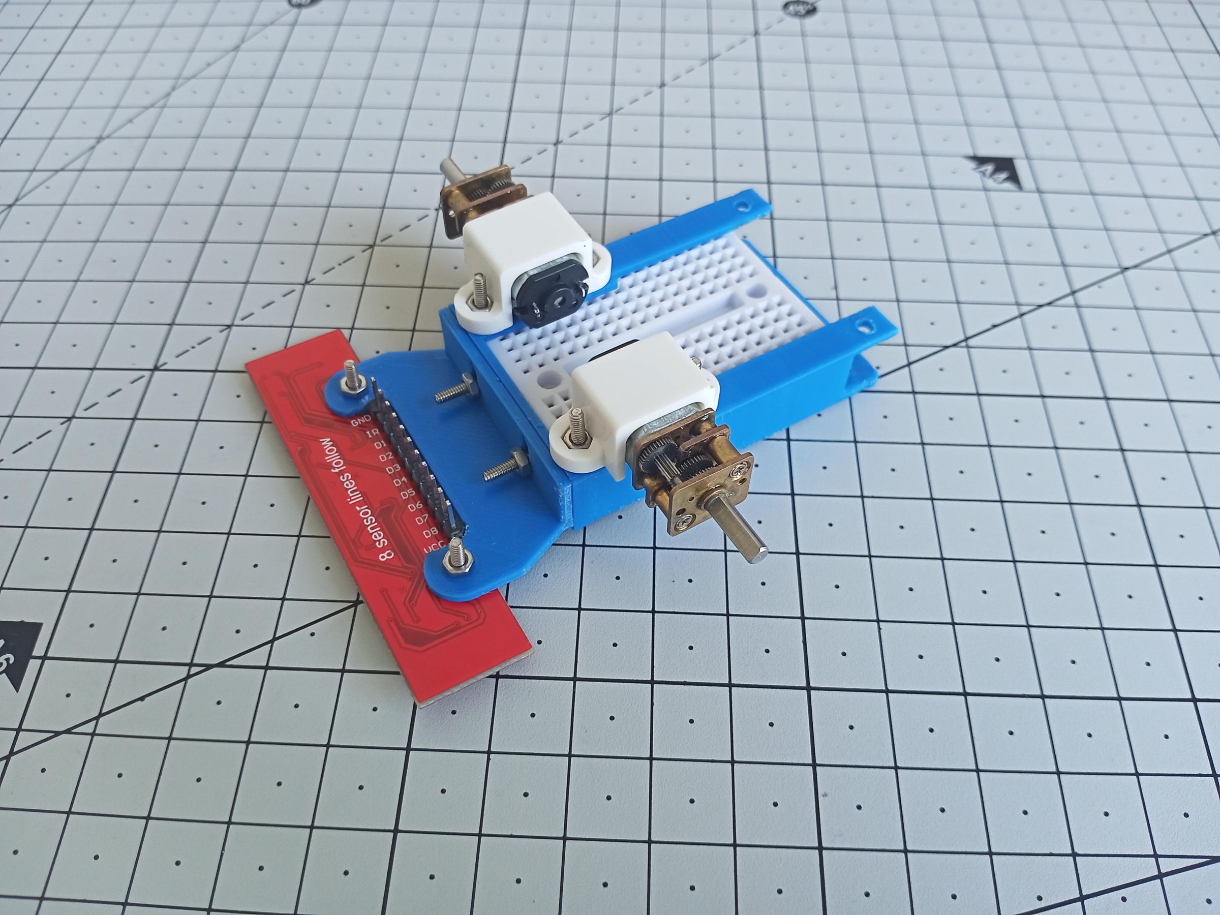 4 Wheel Drive Line Follower Robot : 37 Steps (with Pictures ...