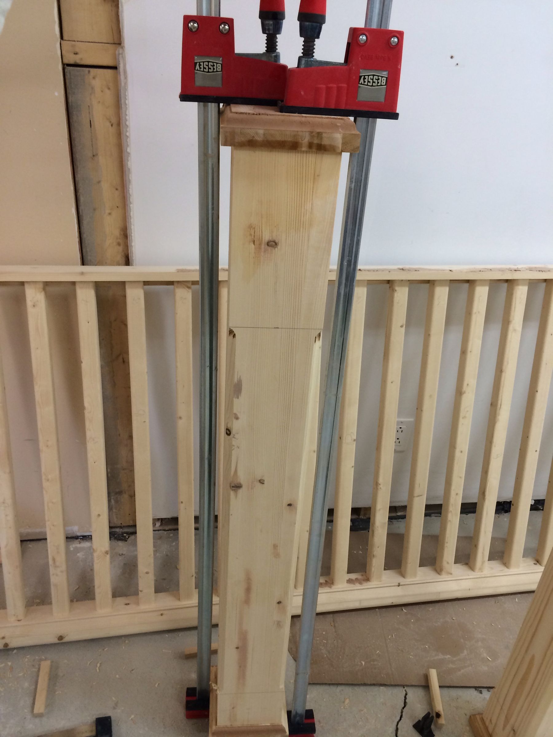 Premium Deck Railing From 2x4 and 2x6 Construction Lumber : 7 Steps ...