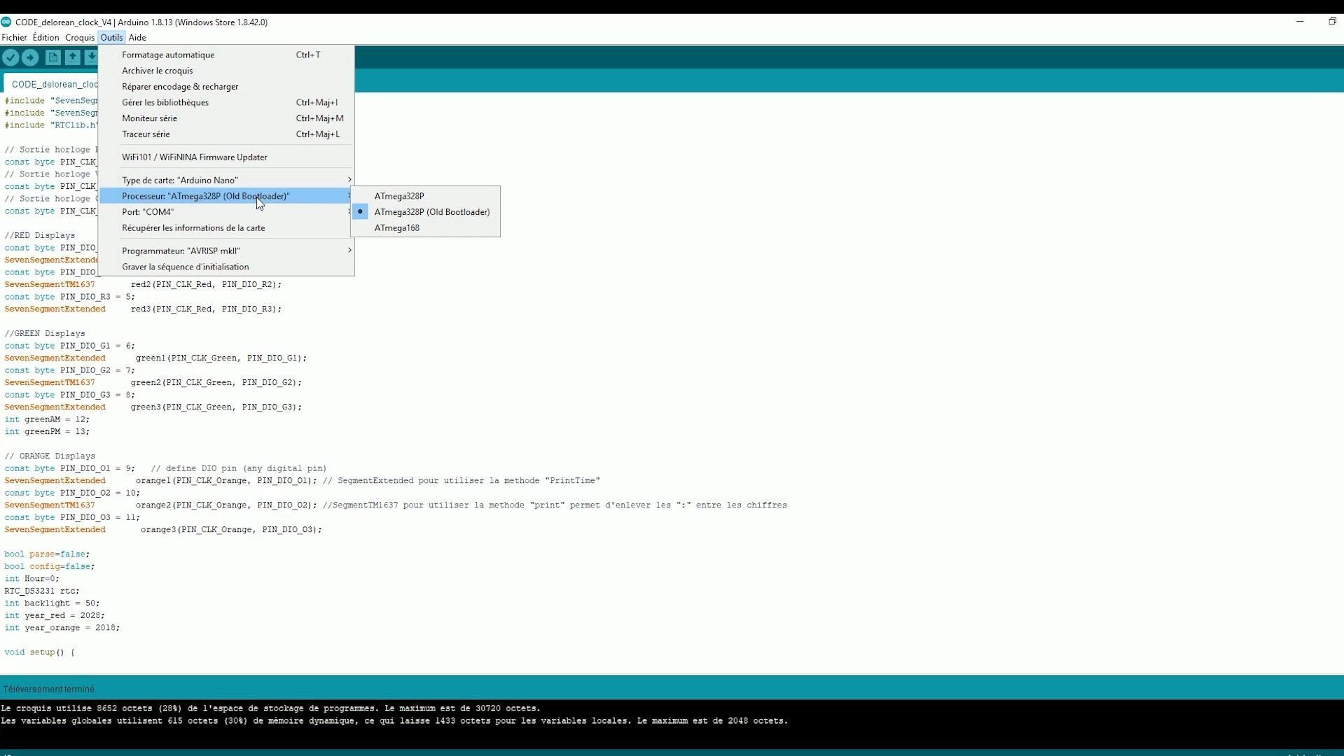 Back to the Future Clock - RTC MODULE : 14 Steps (with Pictures ...