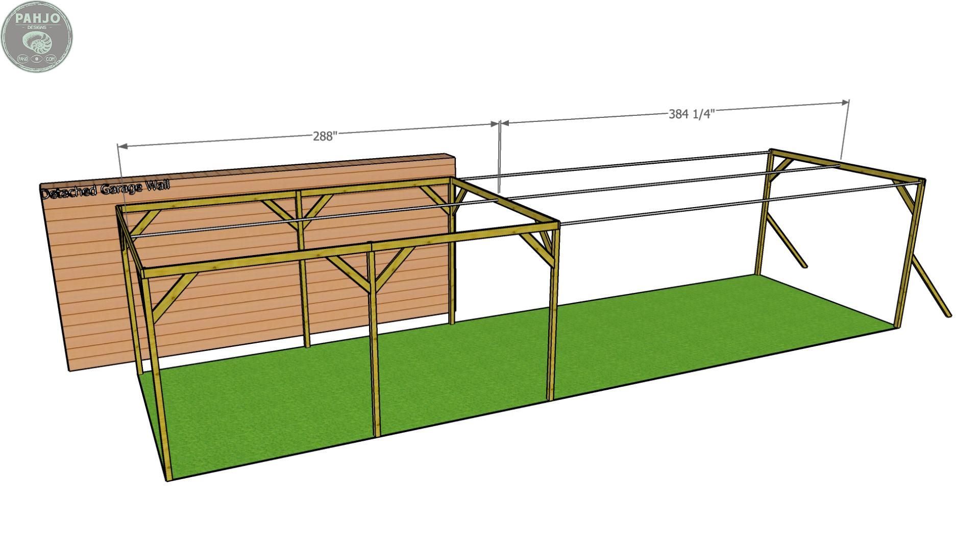 How to Build a Batting Cage in Backyard : 18 Steps (with Pictures ...