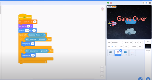 Rocket Space Shooter Scratch Game : 10 Steps - Instructables