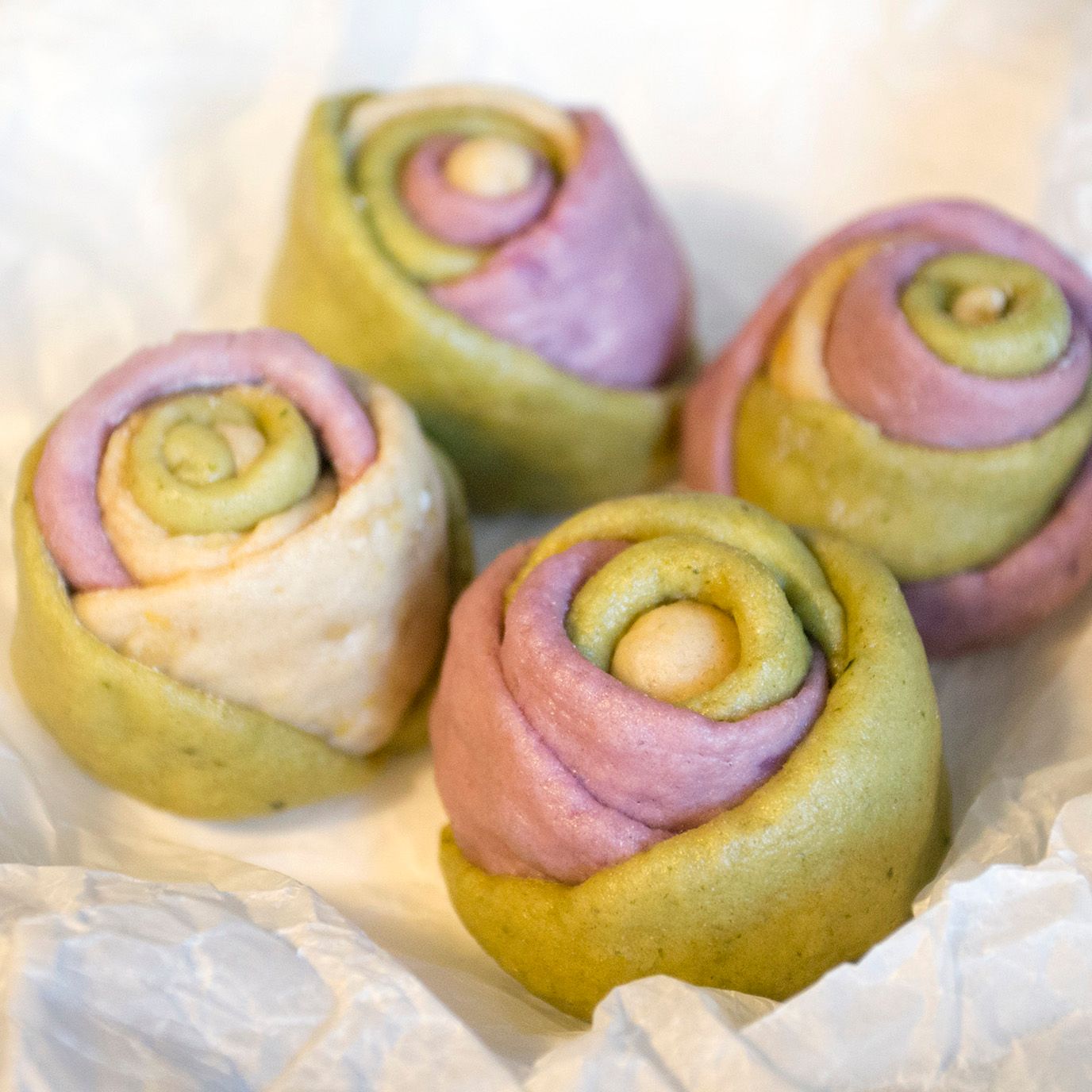 Colored Rose Steamed Bread : 7 Steps (with Pictures) - Instructables
