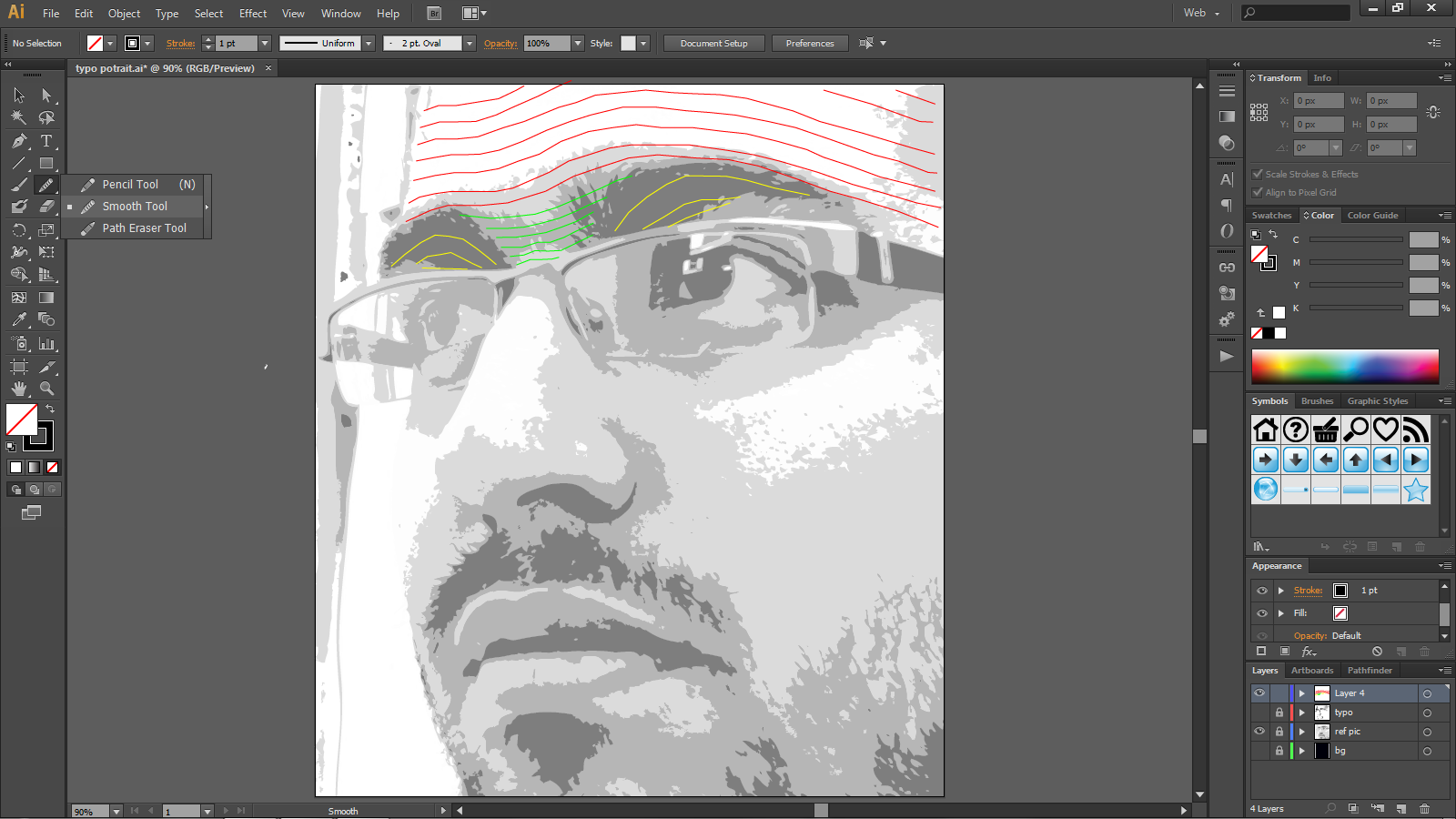 How to Create a Typographic Portrait in Illustrator : 5 Steps (with ...