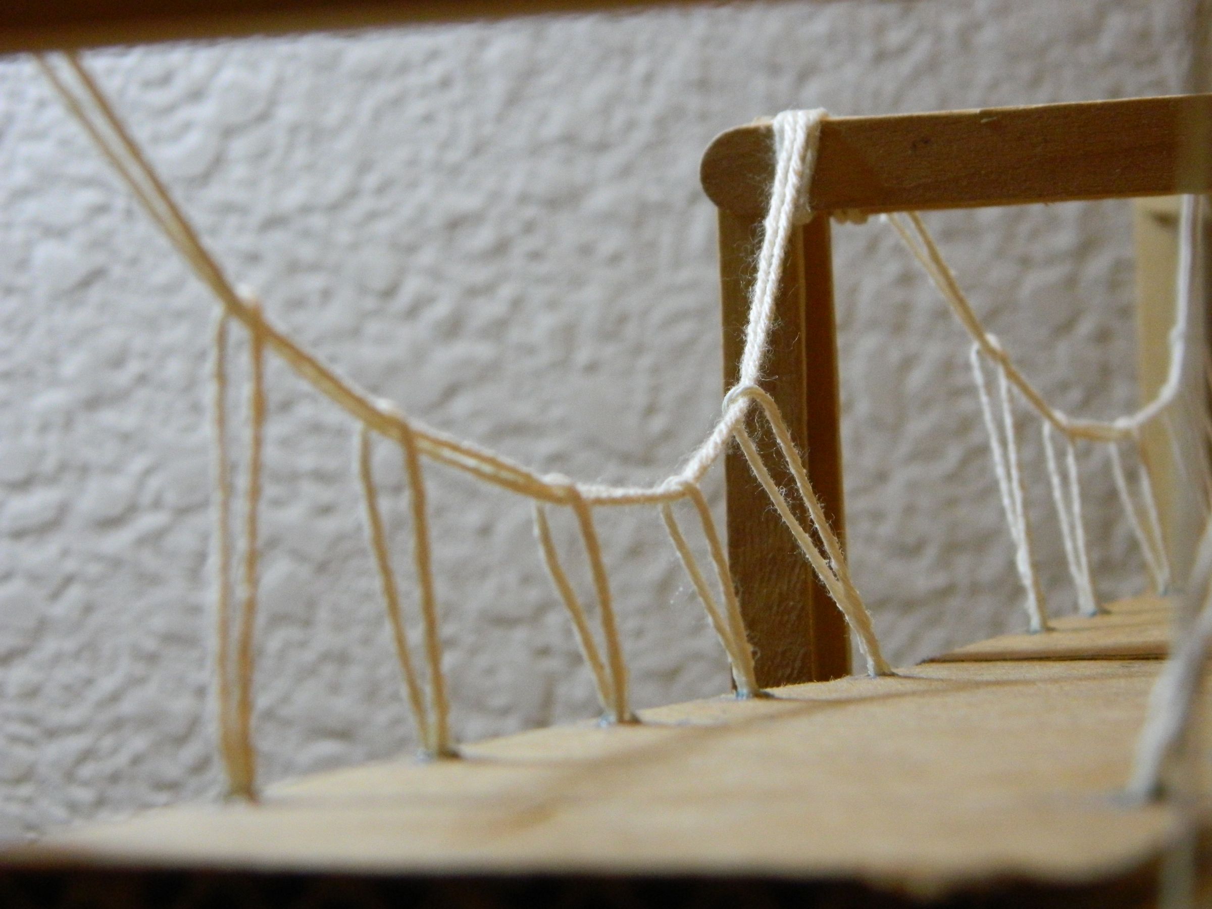 Simple Suspension Bridge Model : 8 Steps - Instructables