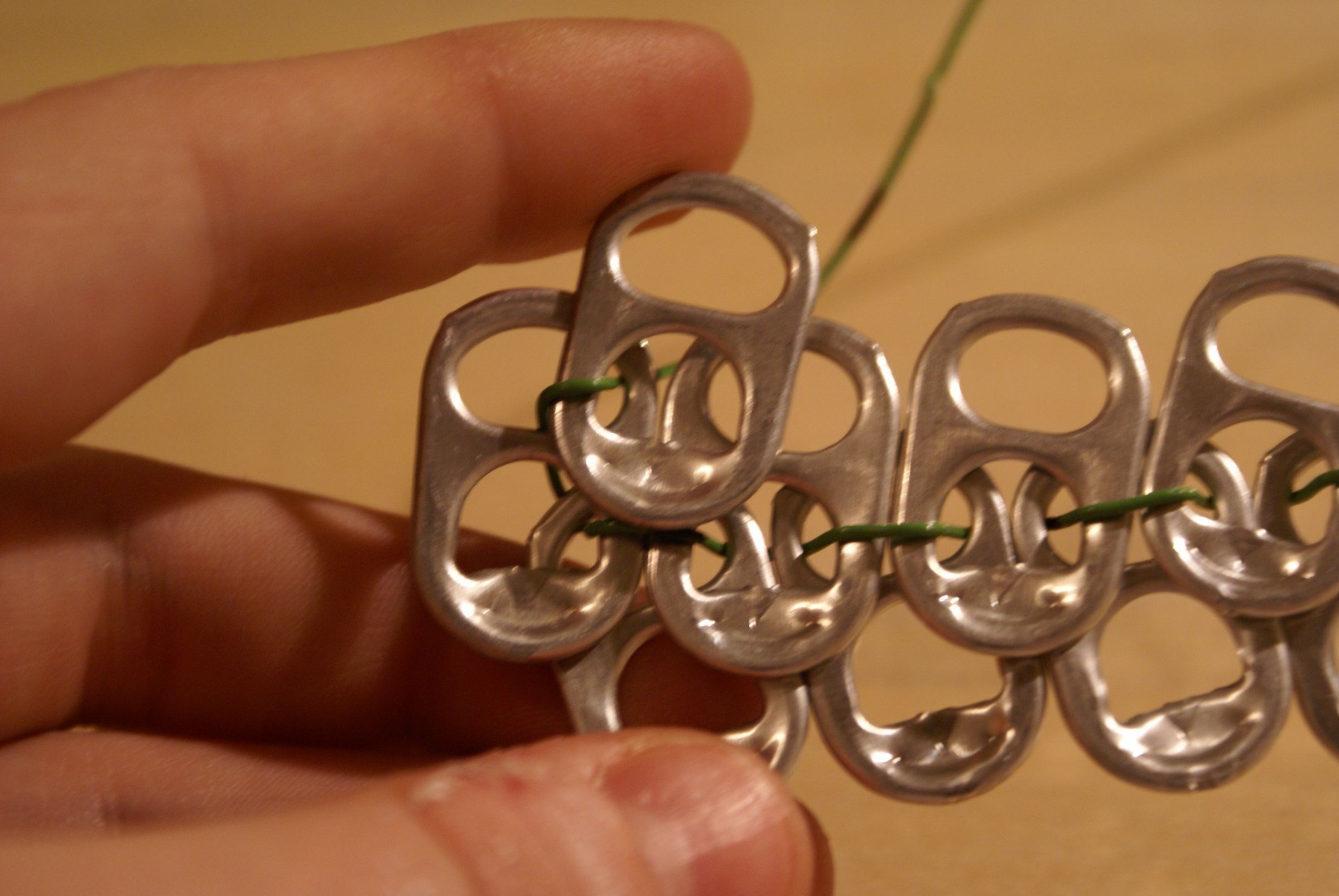 Wired Pop/Pull/Soda Tab ChainMaille : 14 Steps (with Pictures ...