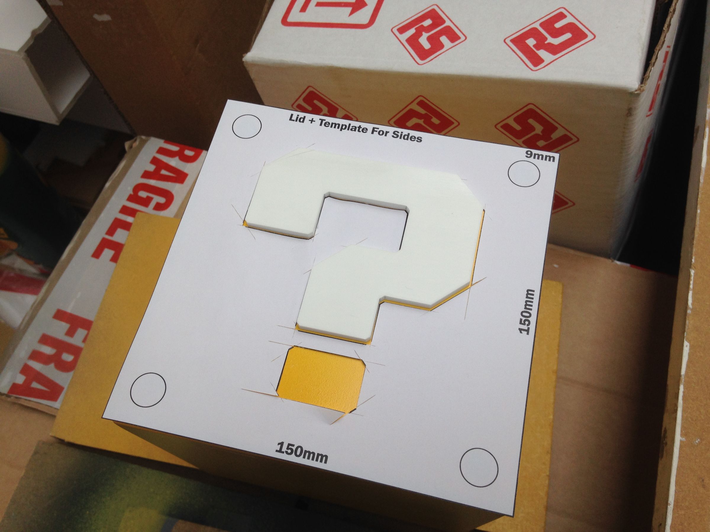 Super Mario: Question Block Box : 11 Steps (with Pictures) - Instructables