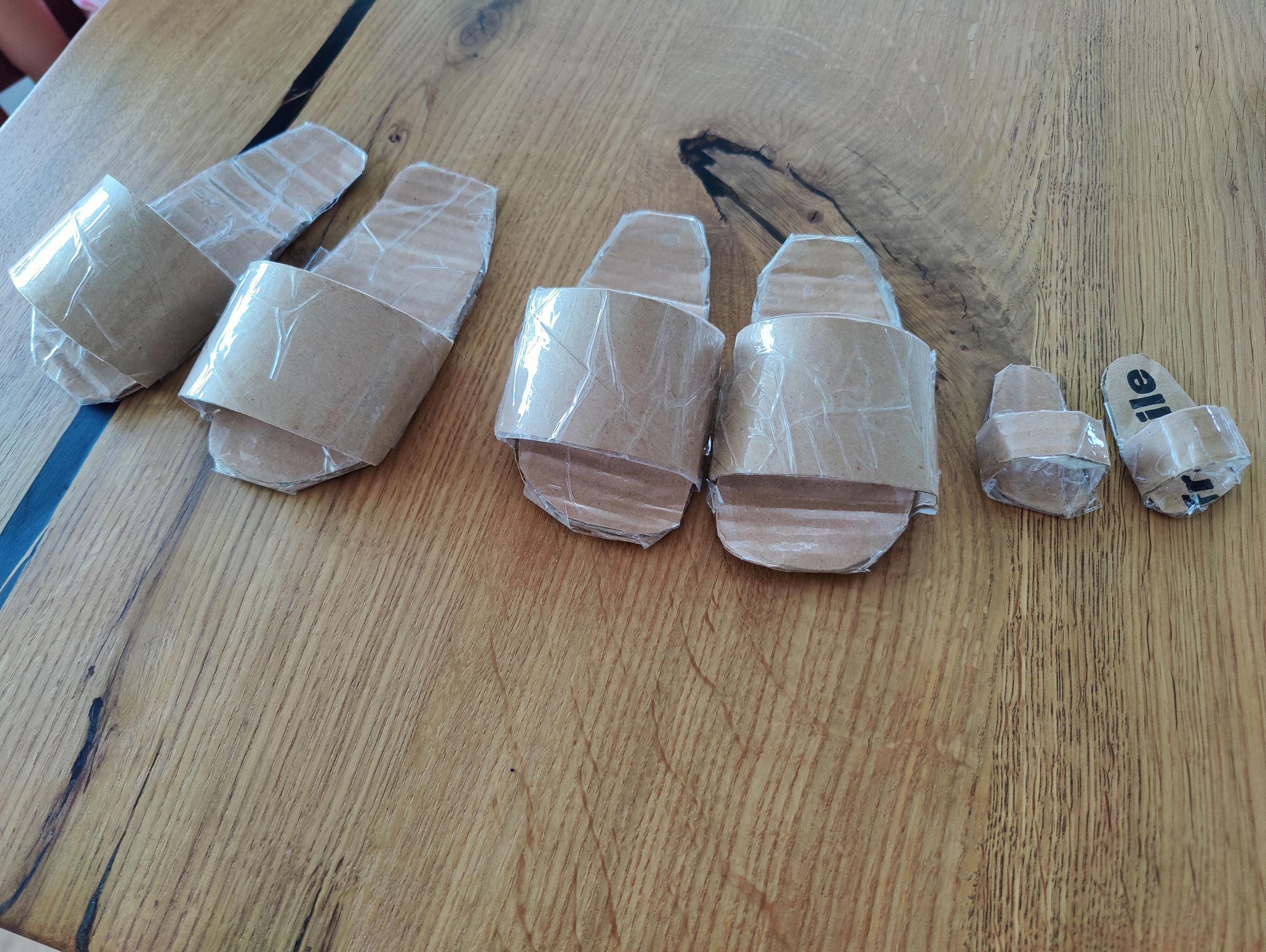 Cardboard Slippers : 5 Steps - Instructables