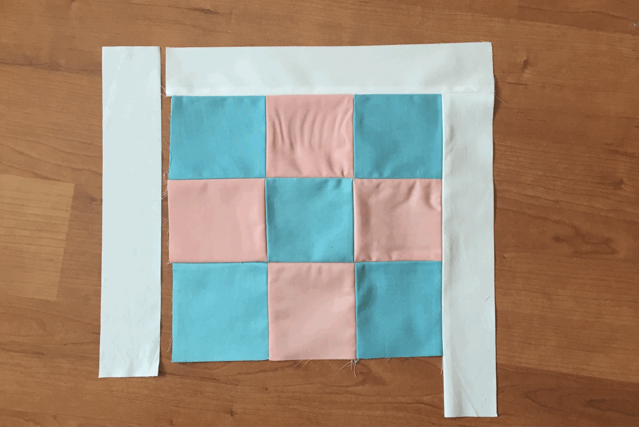 Simple 9-Square Patchwork Cushion Cover : 53 Steps (with Pictures ...