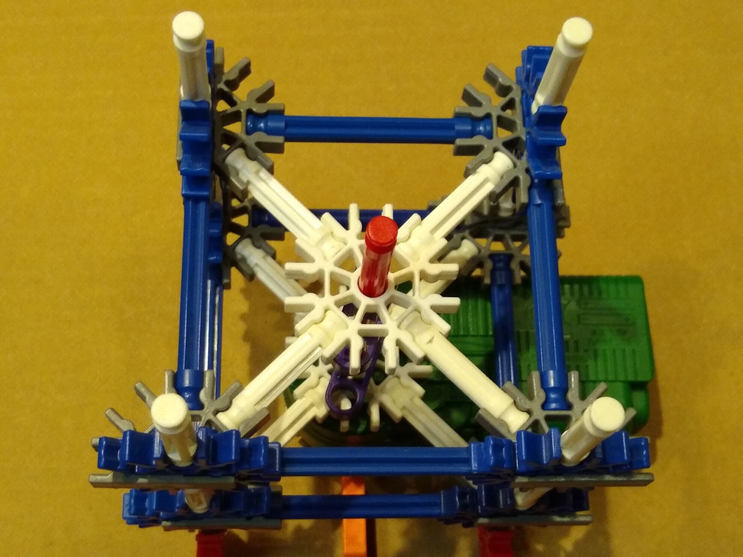 Knex and Origami Flapping Bird Automata : 11 Steps (with Pictures ...