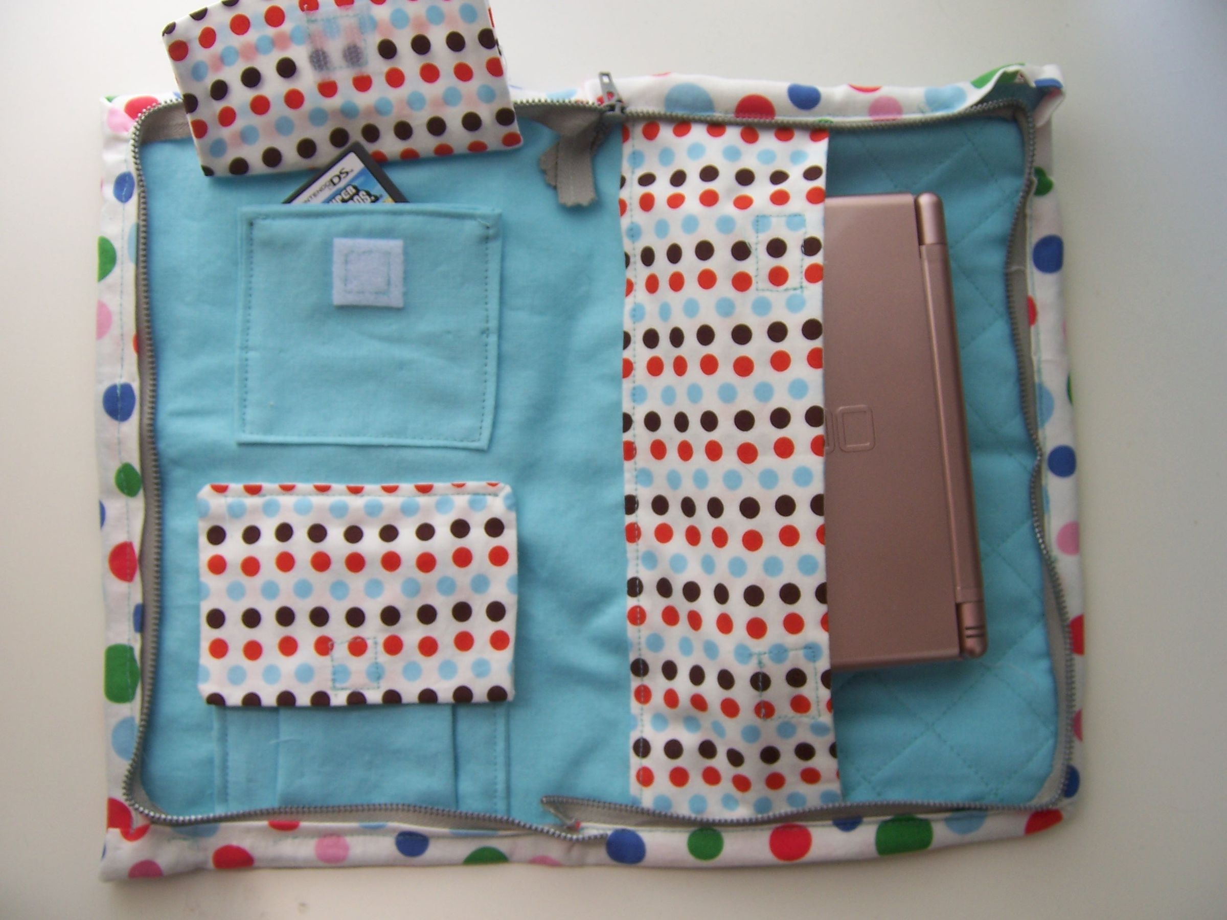Nintendo DS Lite Case - Supercute Quilted Version With Storage Pockets ...