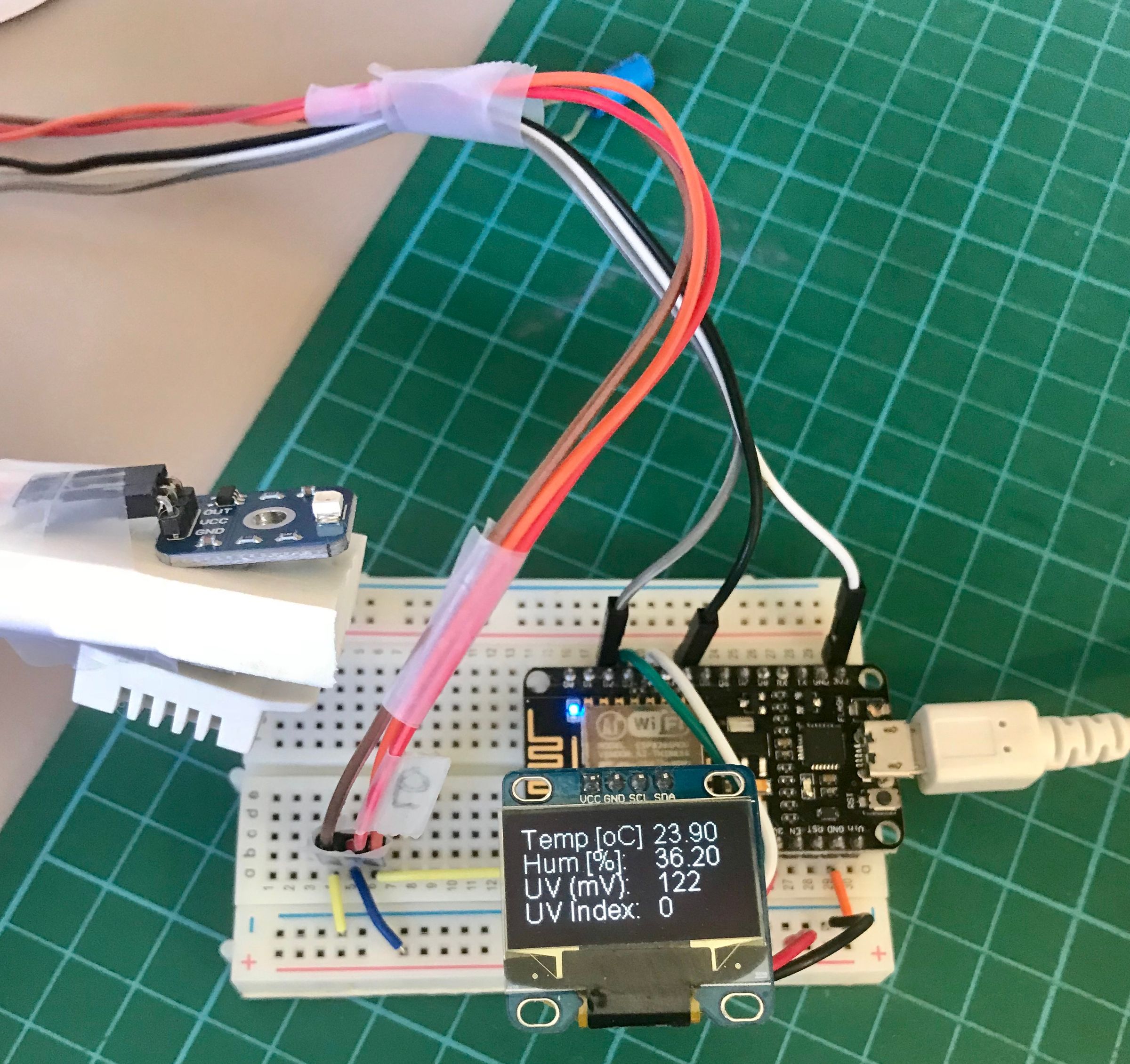 IoT Made Easy: Capturing Remote Weather Data: UV and Air Temperature ...