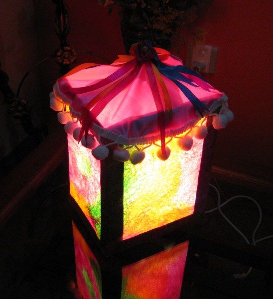 Beautiful Handmade Corner Lamp : 13 Steps - Instructables