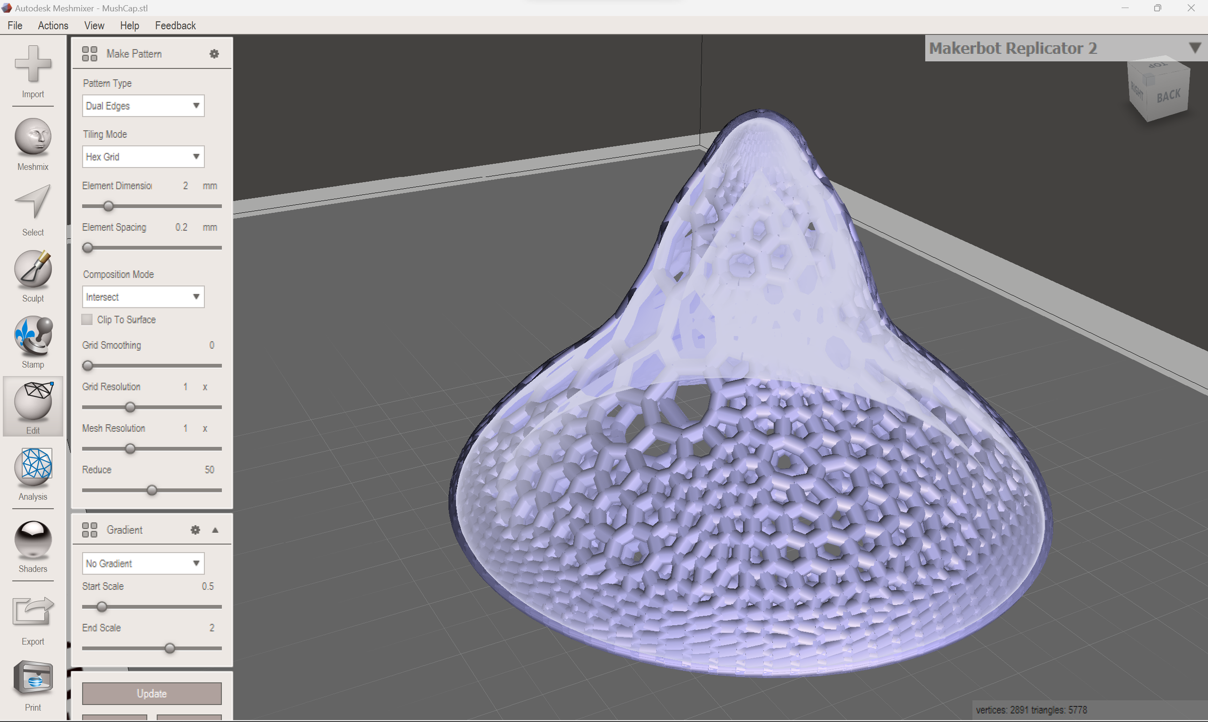 Rainbow Voronoi Mushroom: a WiFi Controlled Glow in the Dark Night ...