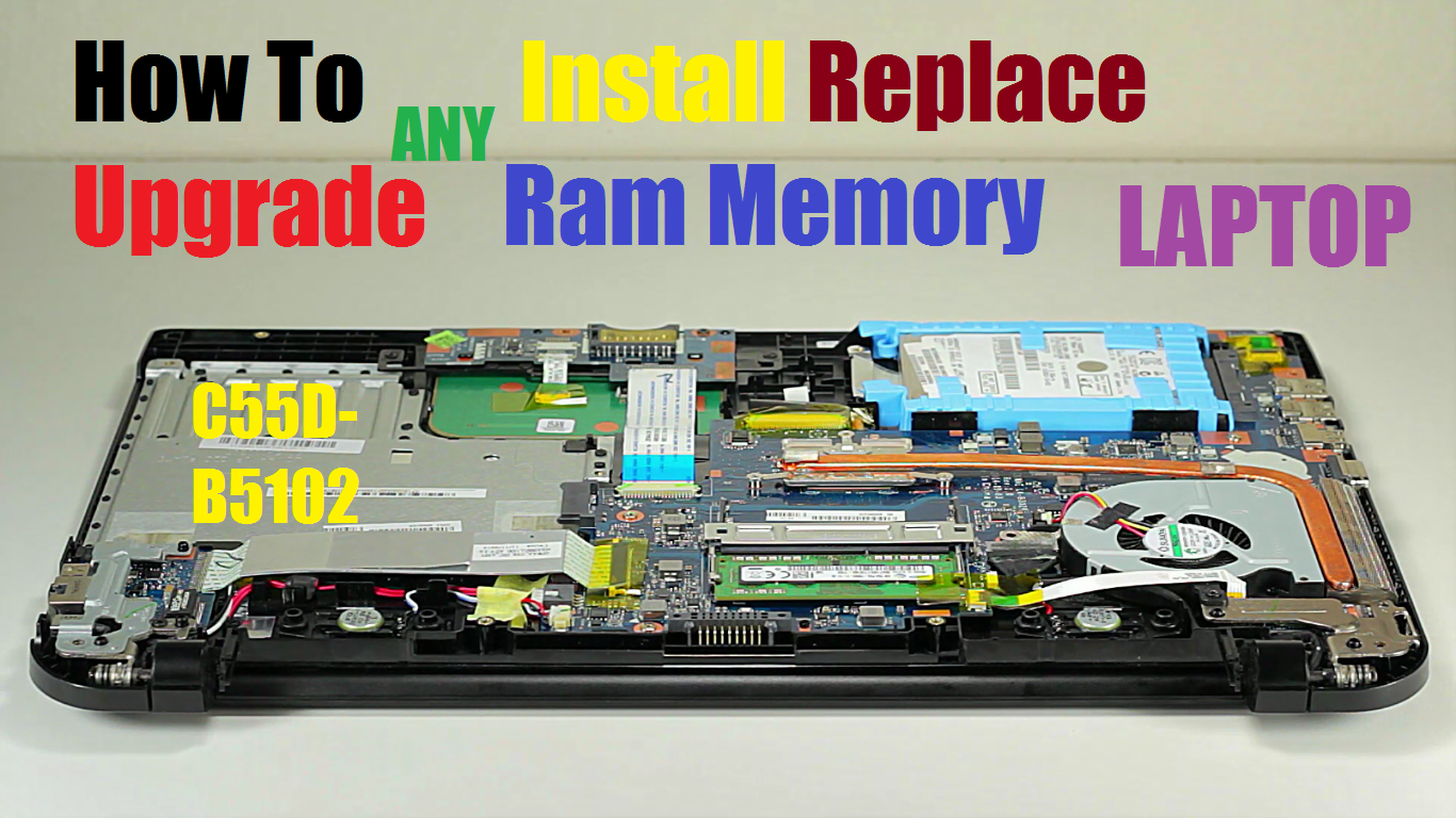 How to Upgrade Ram Memory Laptop Install Replace - Instructables