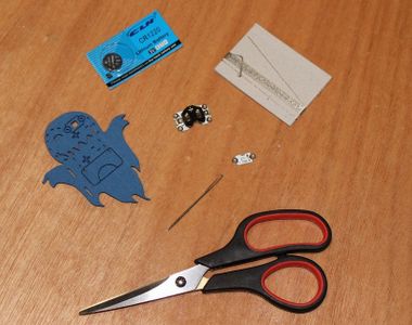 Make a Sewable Halloween LED Badge : 7 Steps (with Pictures ...