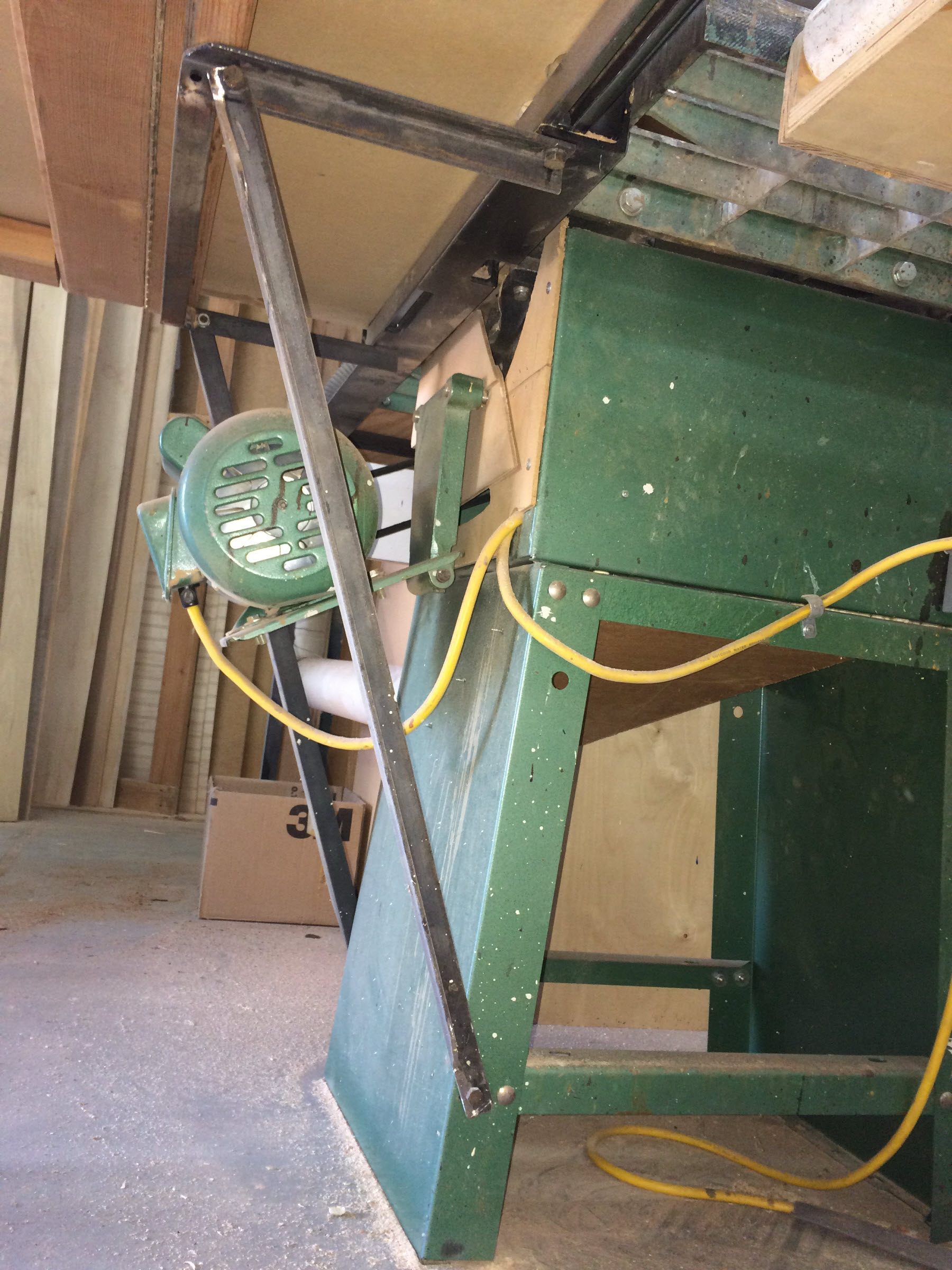 Sliding Table Saw Outfeed Extension Table : 3 Steps (with Pictures ...
