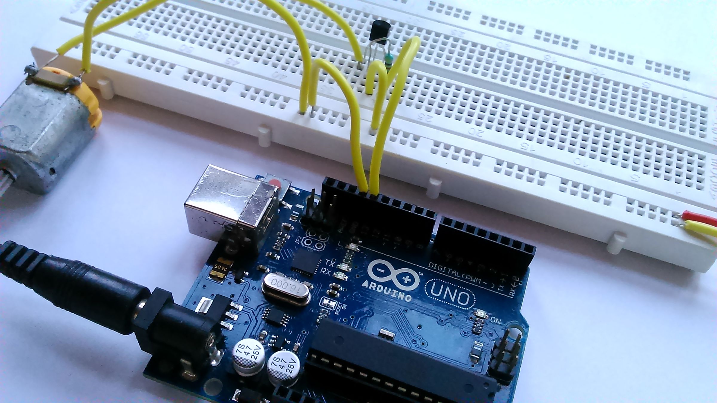 Use Transistor As Motor Driver : Basic : 4 Steps (with Pictures ...