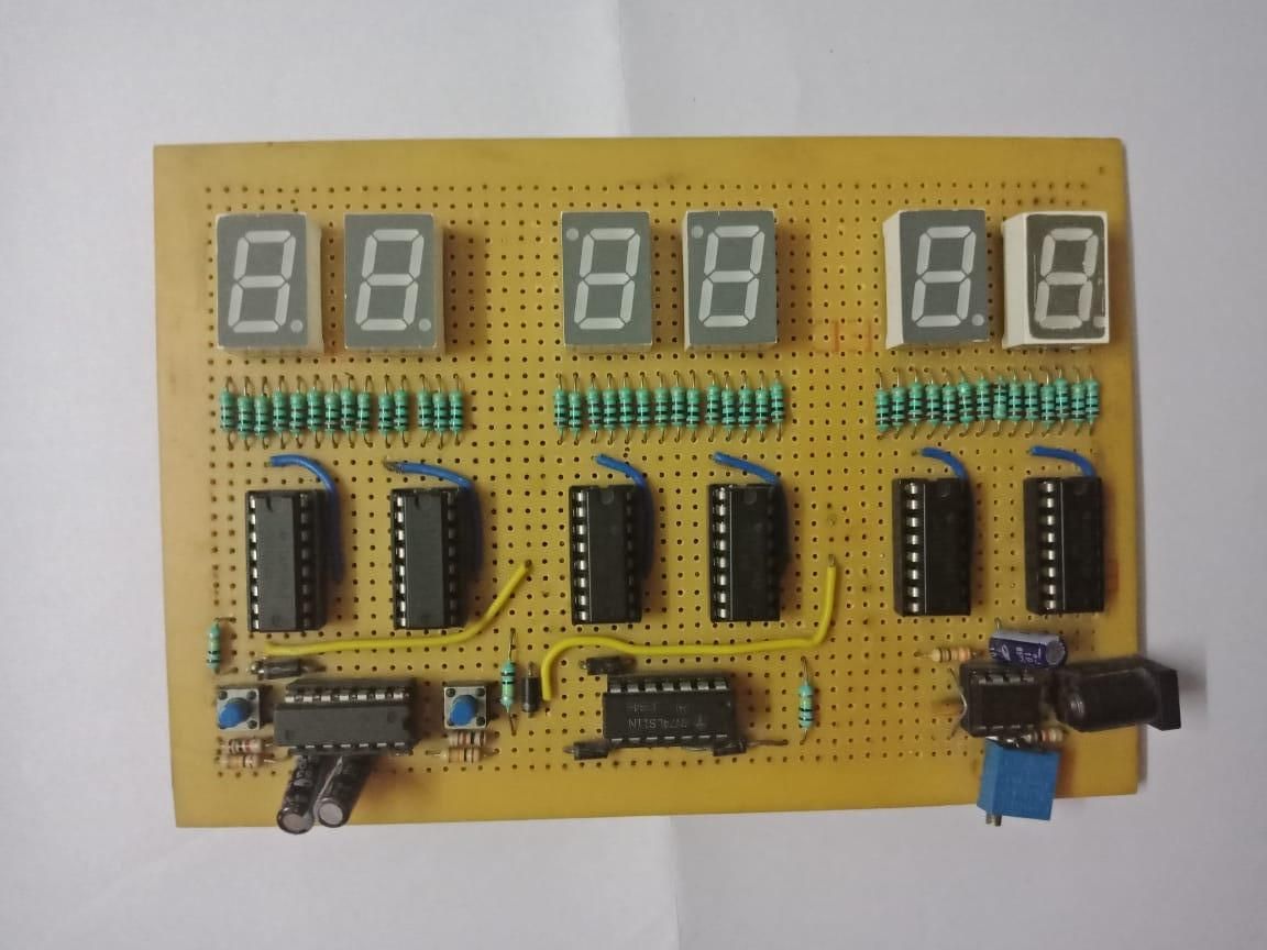 Digital Clock But Without a Microcontroller [Hardcore Electronics] : 14 Steps (with Pictures ...